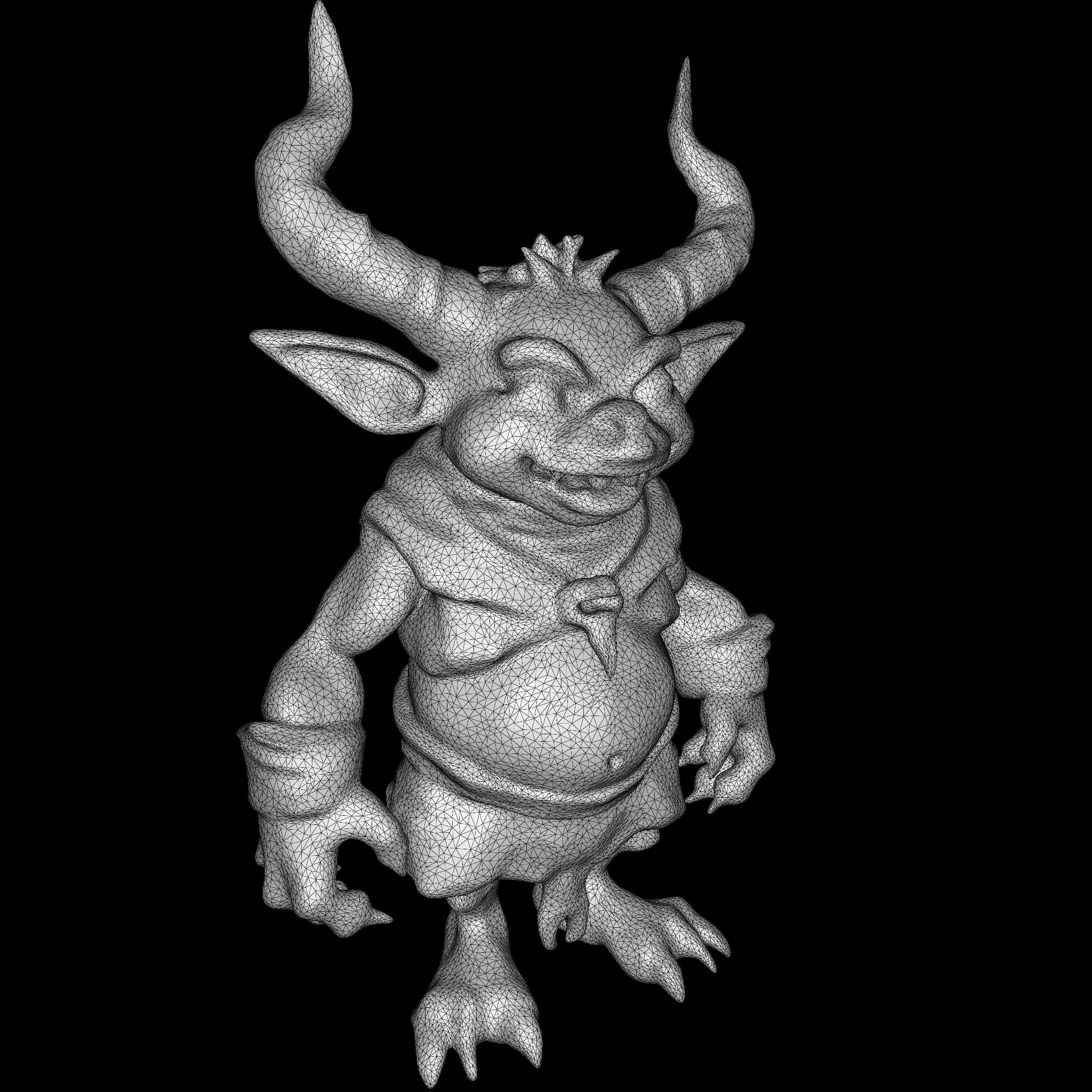 Forest Horned Goblin - 3D Model by MRAnyCAD