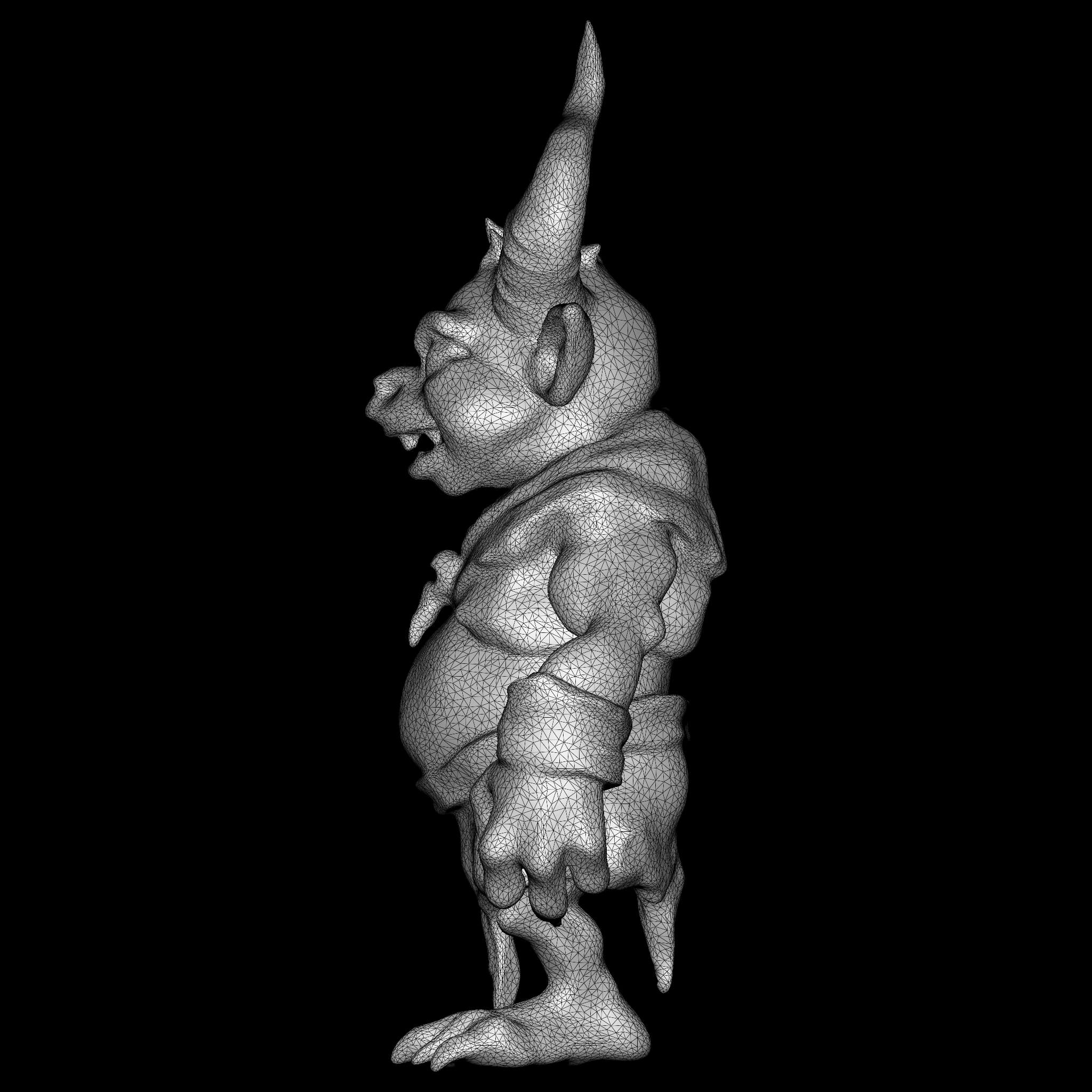 Forest Horned Goblin - 3D Model by MRAnyCAD