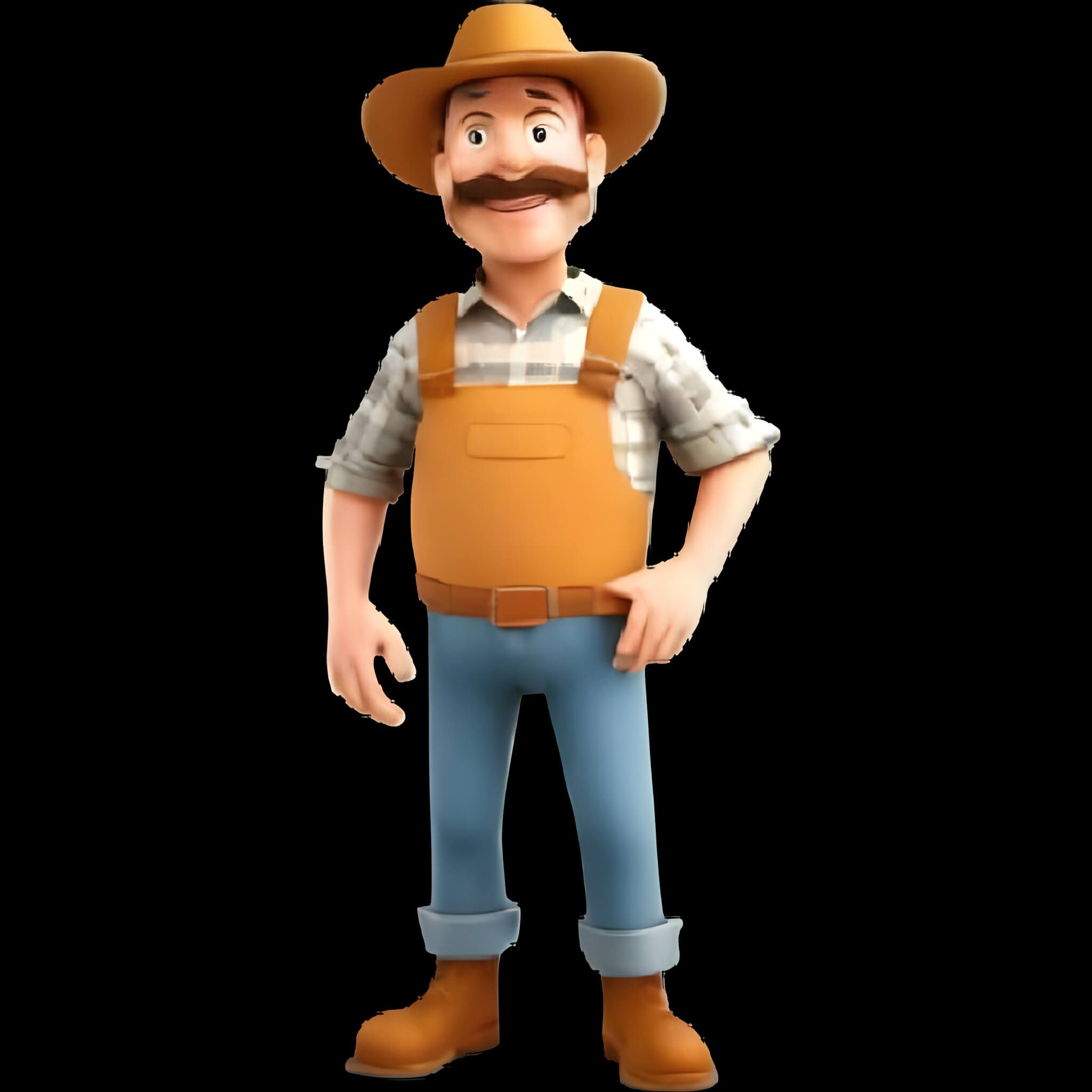Friendly Farm Folk Character Set - 3D Model by MRAnyCAD