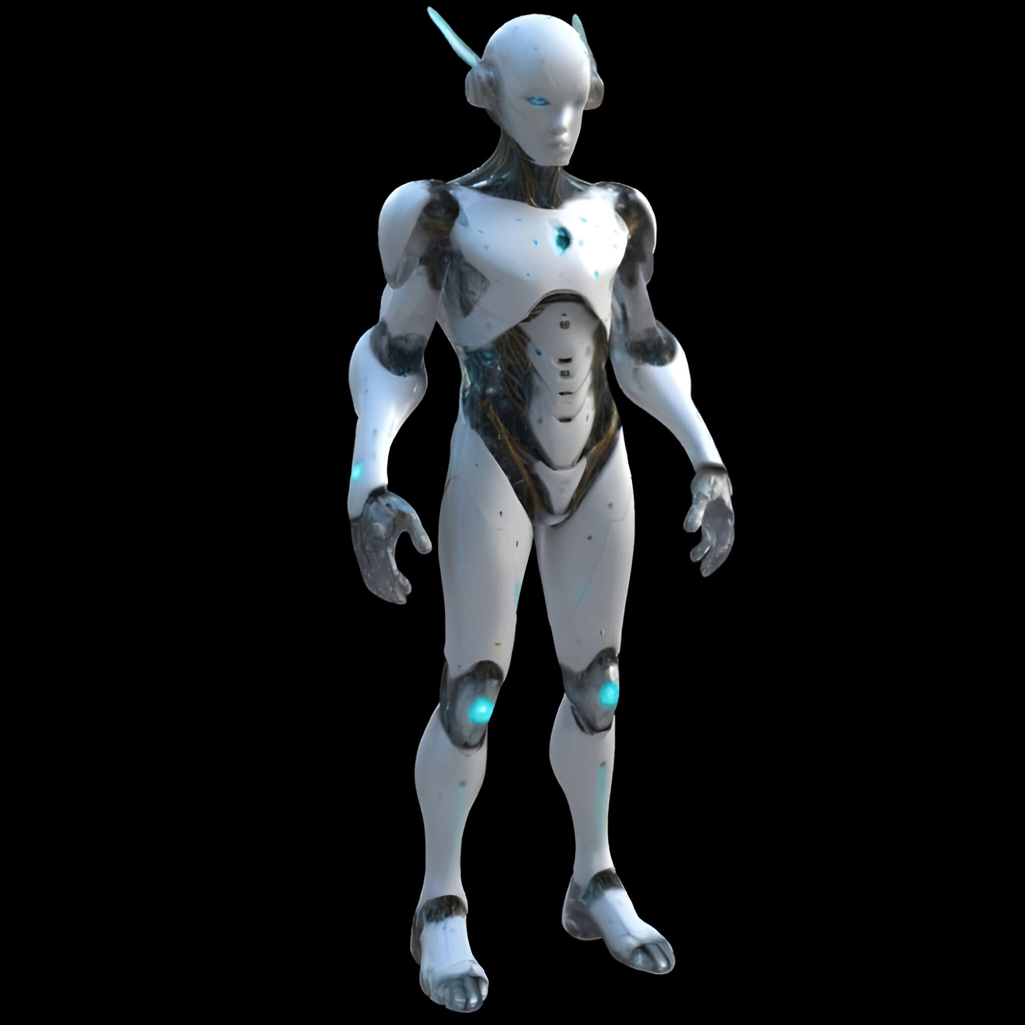 Futuristic Collection: Space Explorers and Synthetics - 3D Model by ...