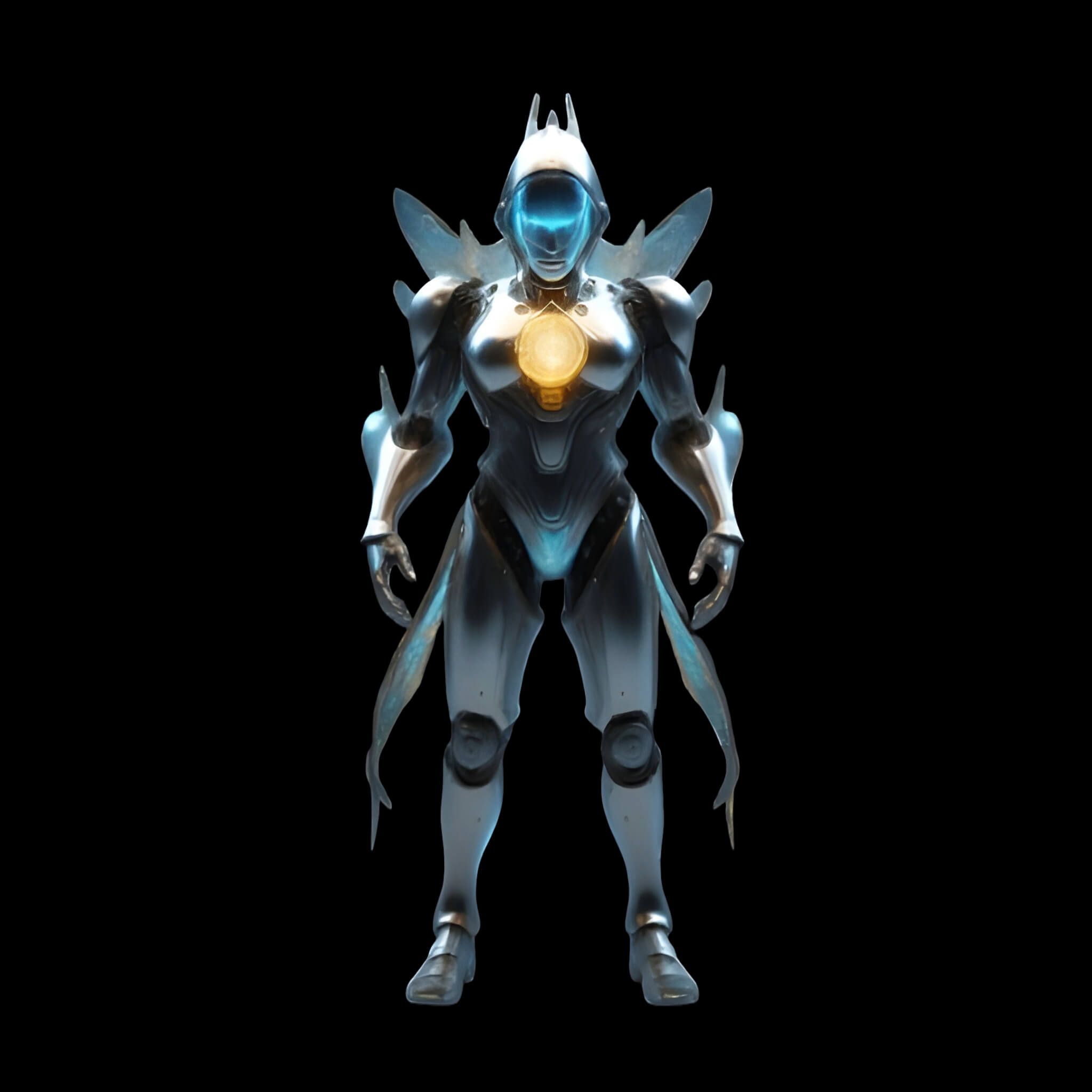 Futuristic Robot Character Pack - 3D Model by MRAnyCAD