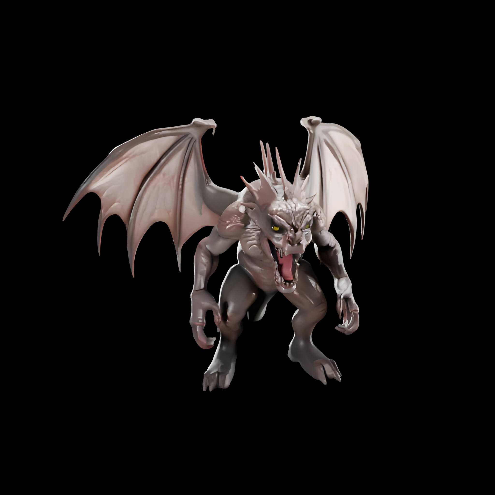 Gargoyle Guardian, The Book Monster Trio - 3D Model by MRAnyCAD