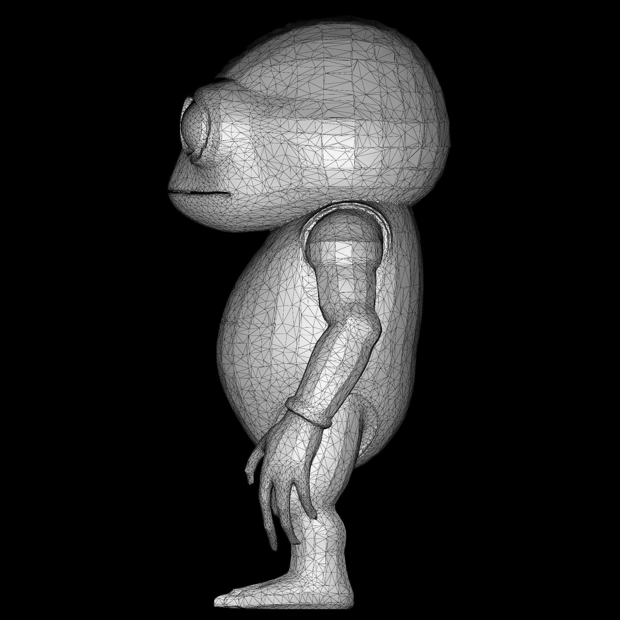 Gecko Guardian - The Wide-Eyed Reptilian Character Free 3D Model by ...