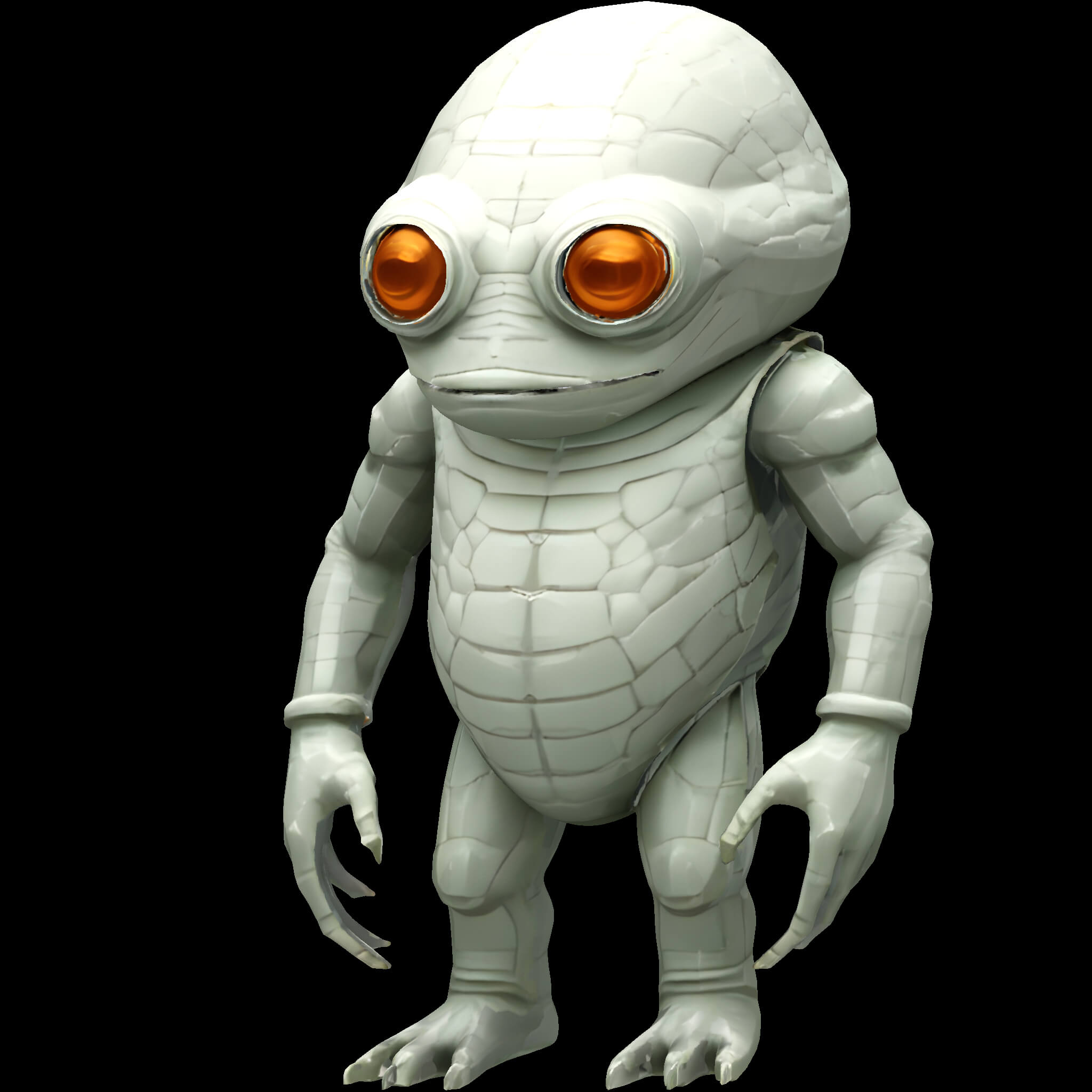 Gecko Guardian - The Wide-Eyed Reptilian Character Free 3D Model by ...