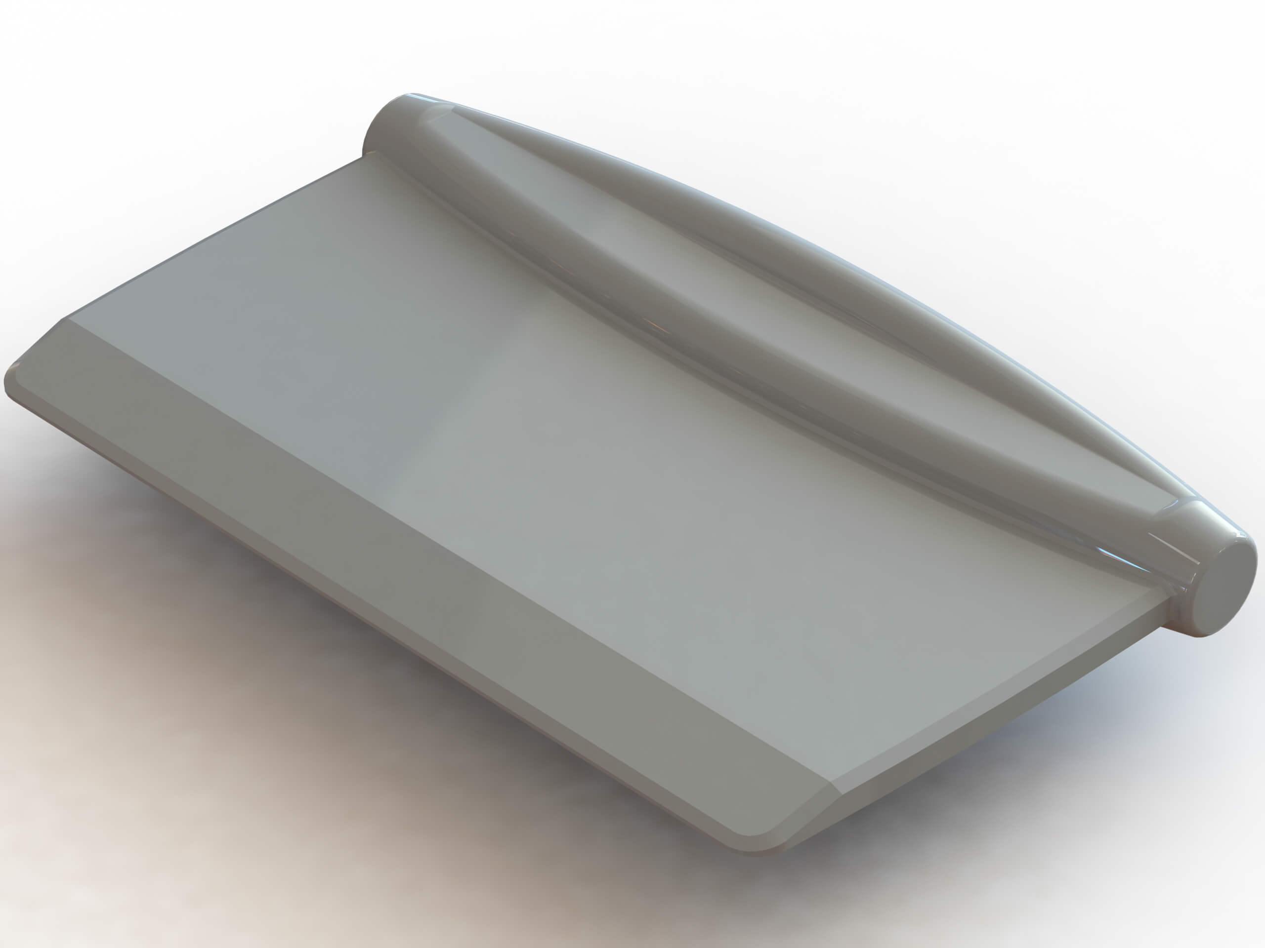 Hard Plastic Bench Scraper - 3D Print Model by MRAnyCAD