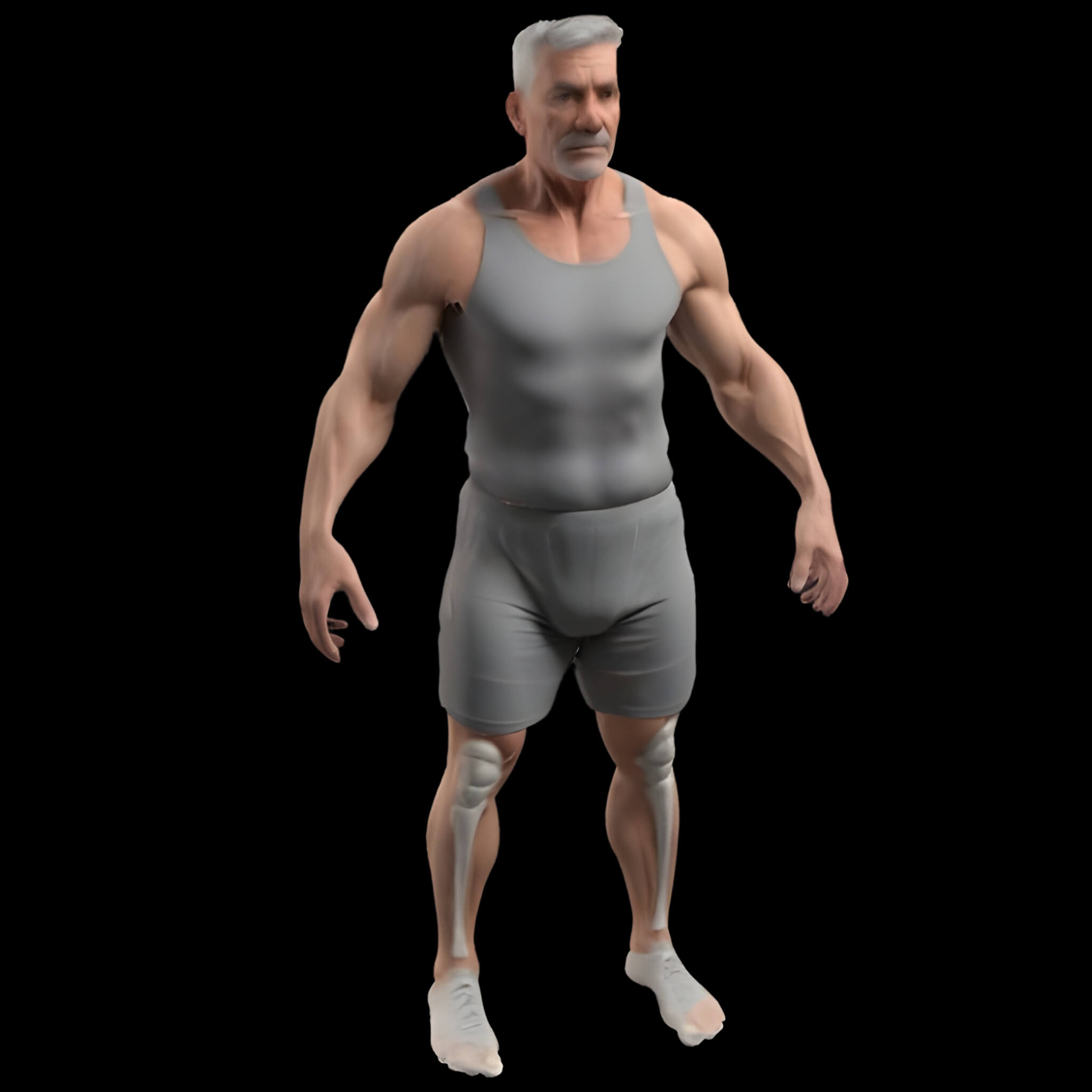 Human-Inspired Character Bundle 3D Model by MRAnyCAD