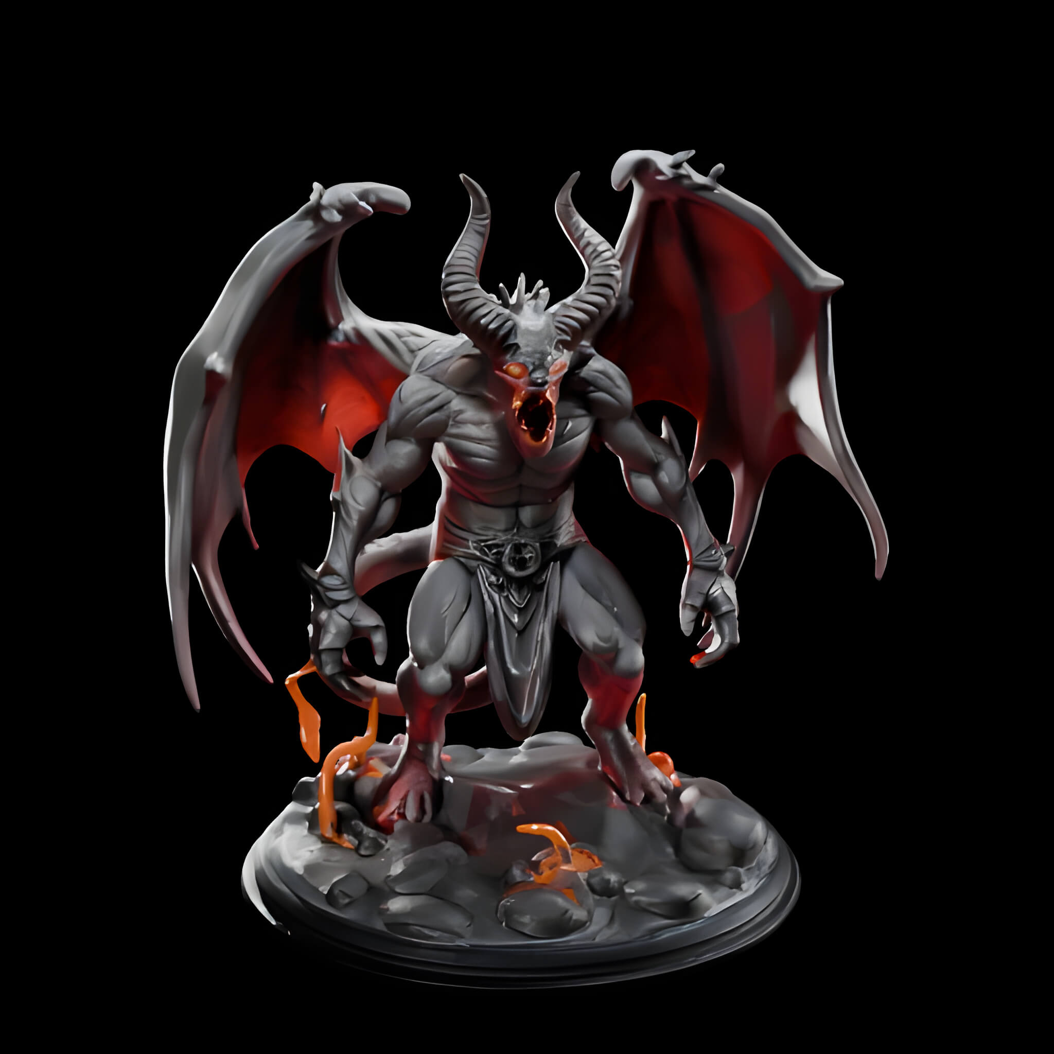 Infernal Demon Lord Collectible Figure Series - 3D Model by MRAnyCAD