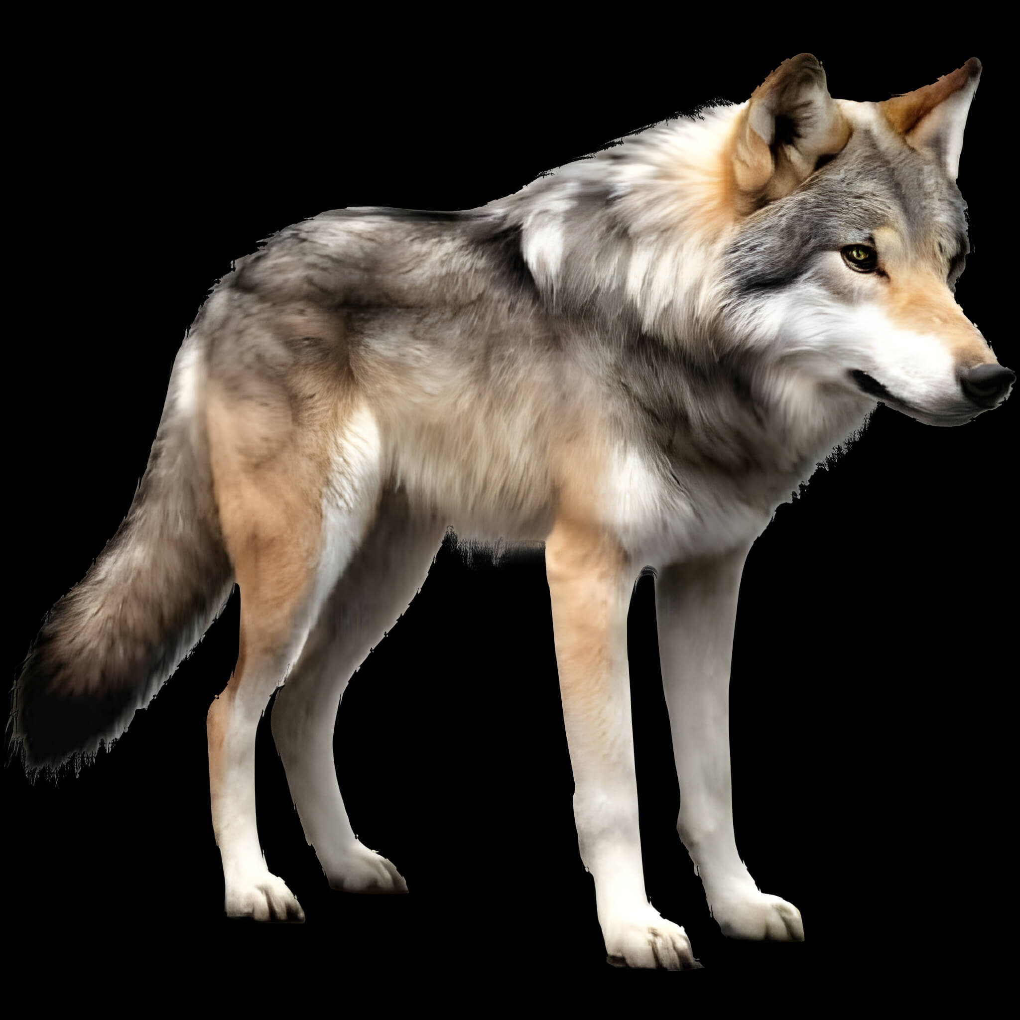 Lunar Wolf Series - 3D Model by MRAnyCAD