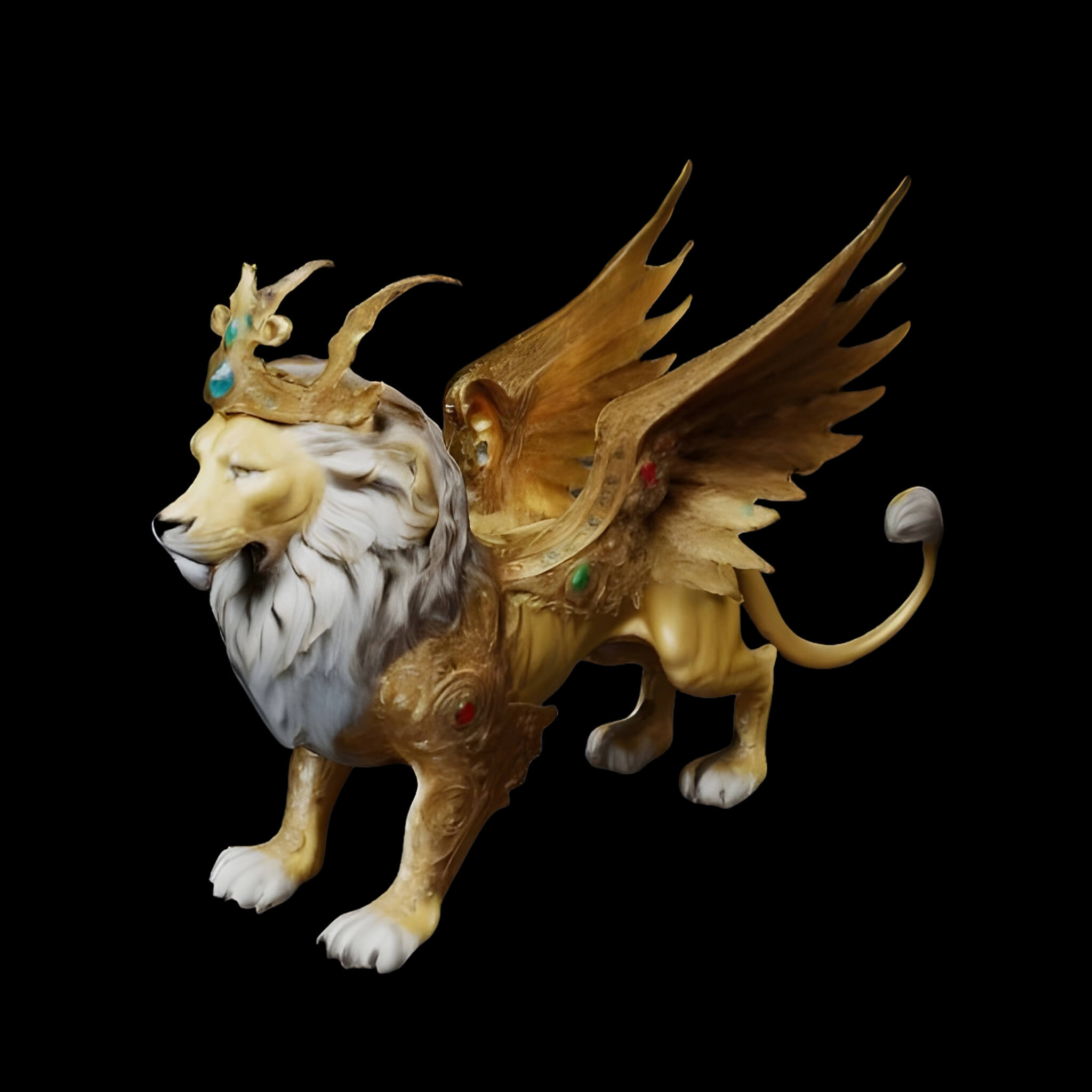 Majestic Creatures - Lion, Mythical Beast, and Heroic Lion 3D Model by ...