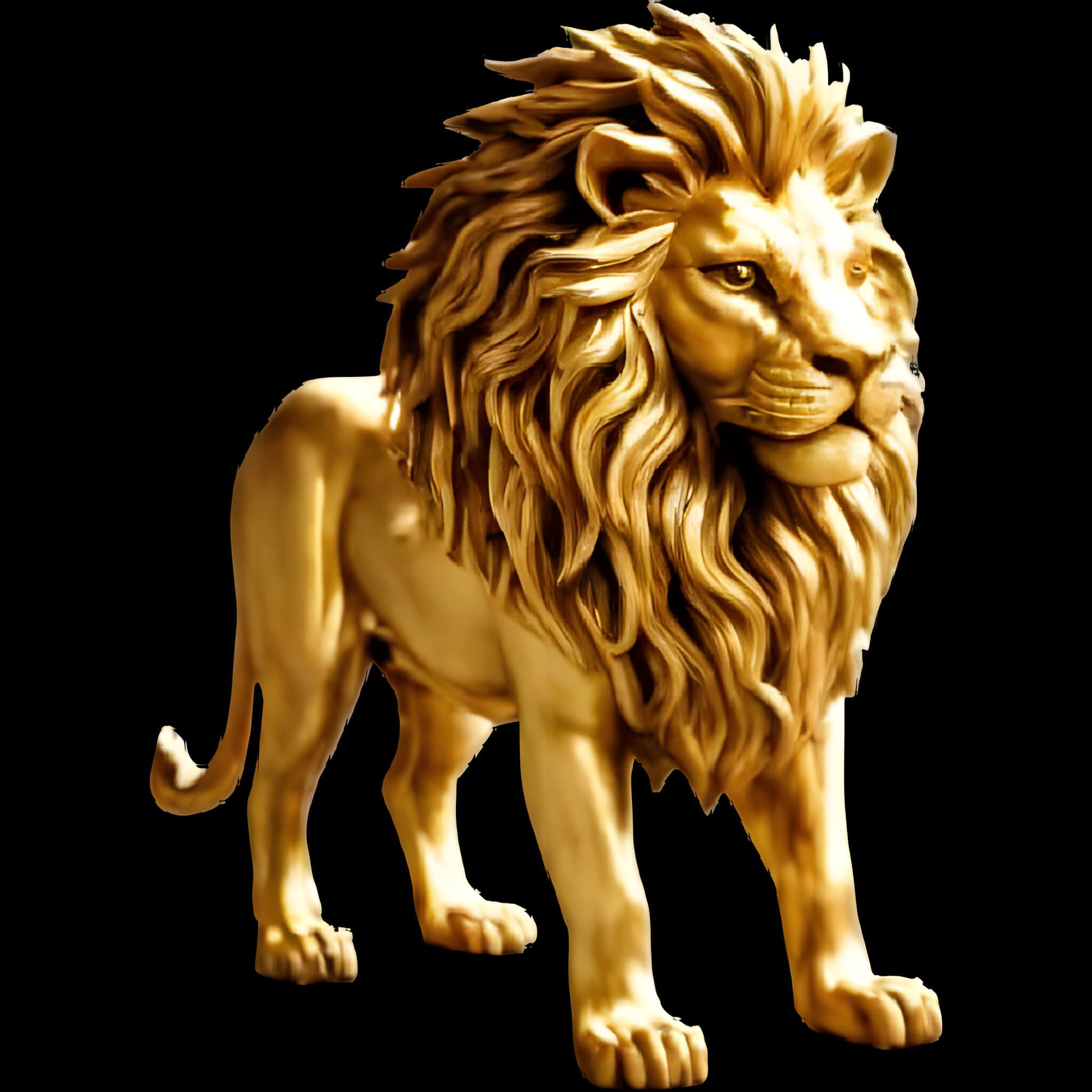 Majestic Creatures - Lion, Mythical Beast, and Heroic Lion 3D Model by ...