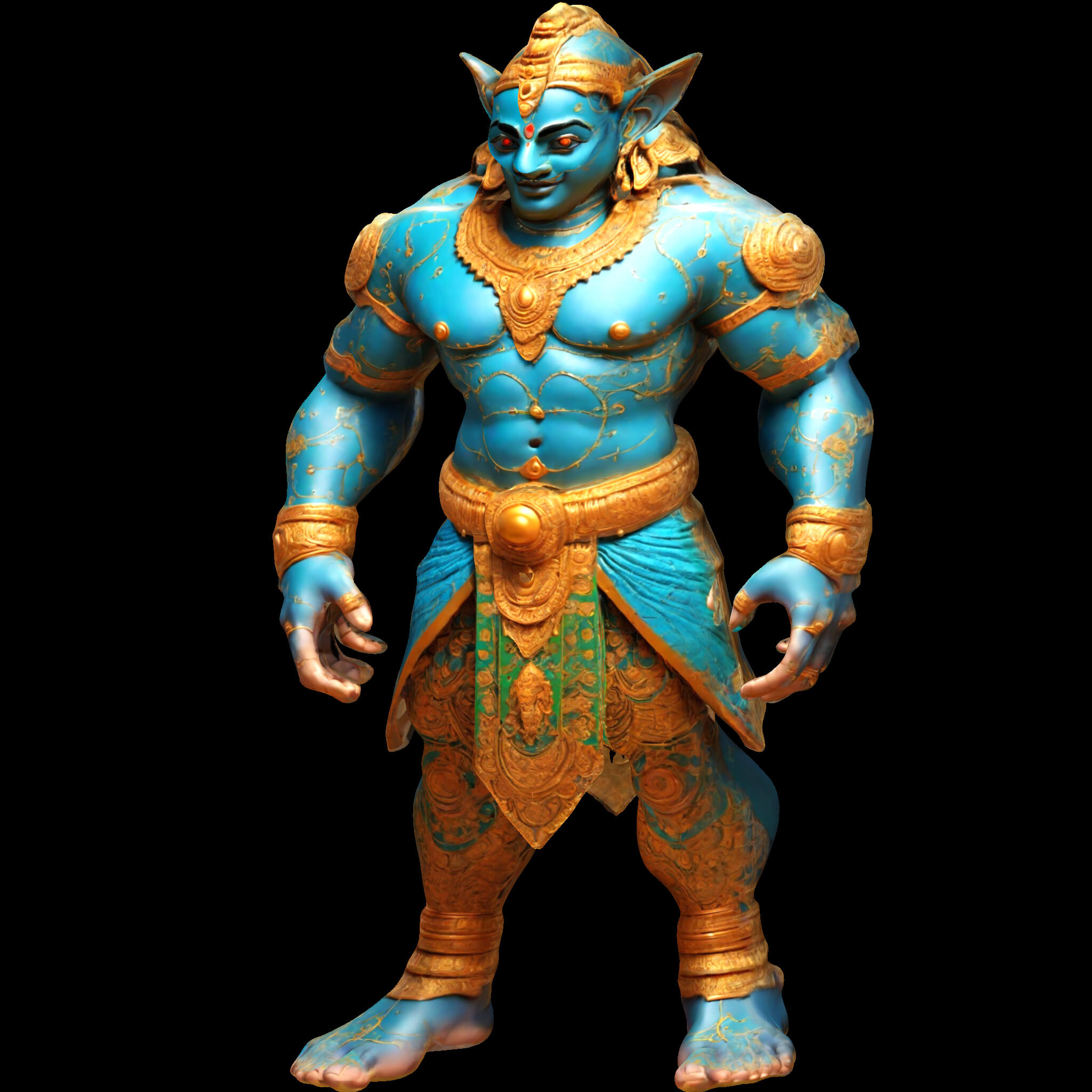 Majestic Genie Guardian - 3D Model by MRAnyCAD
