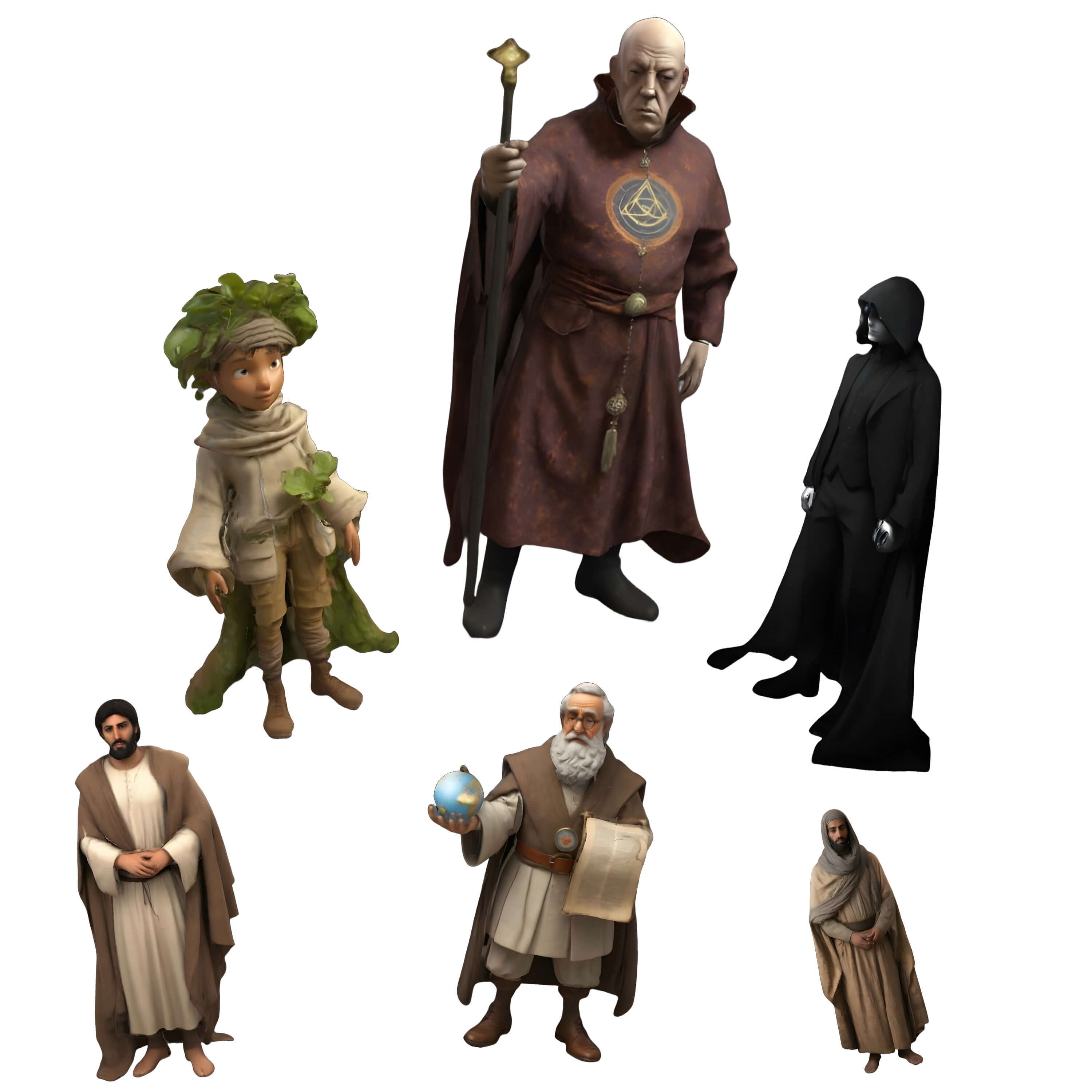 Medieval Fantasy Character Collection - 3D Model by MRAnyCAD
