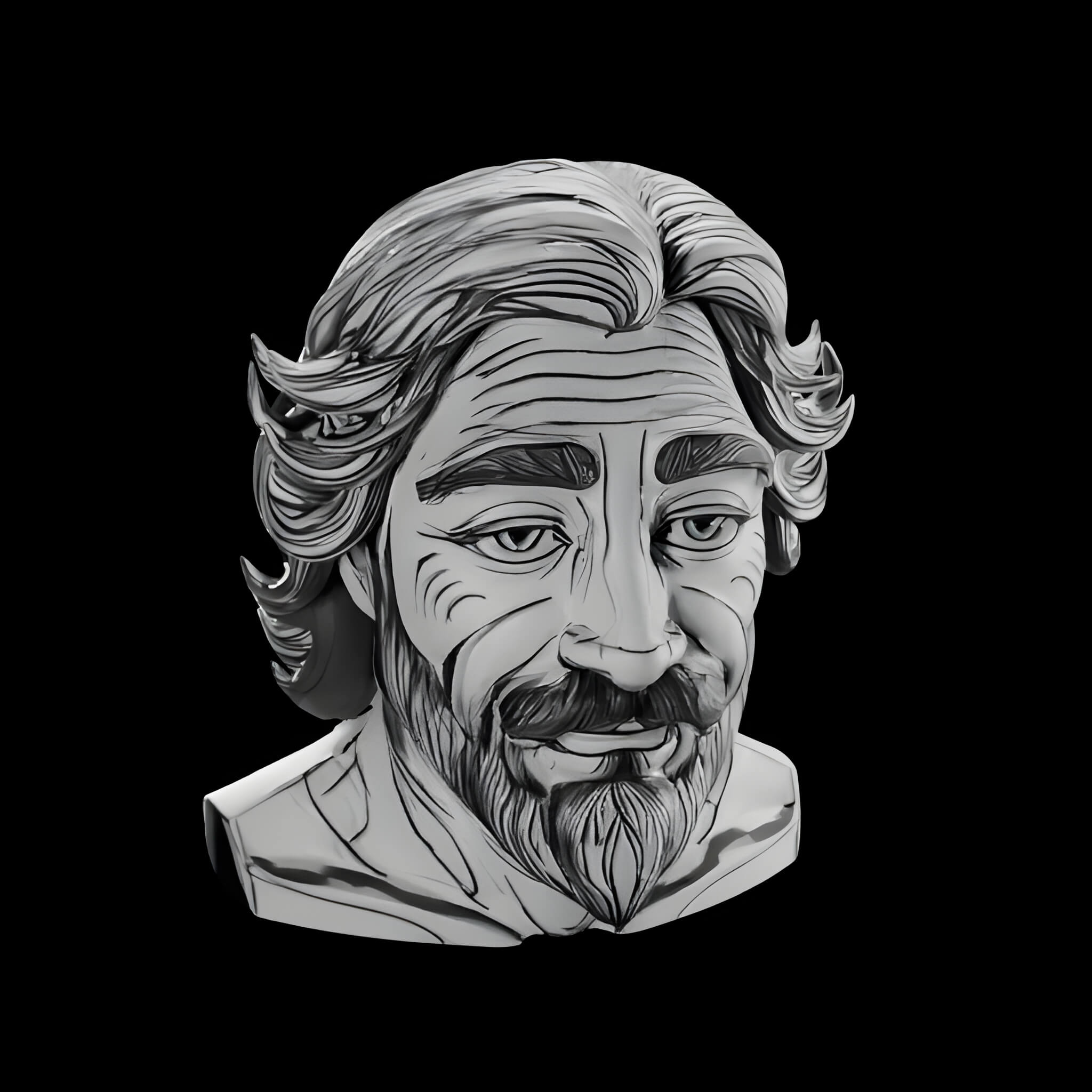 Medieval Heroic Bust Collection - 3D Model by MRAnyCAD