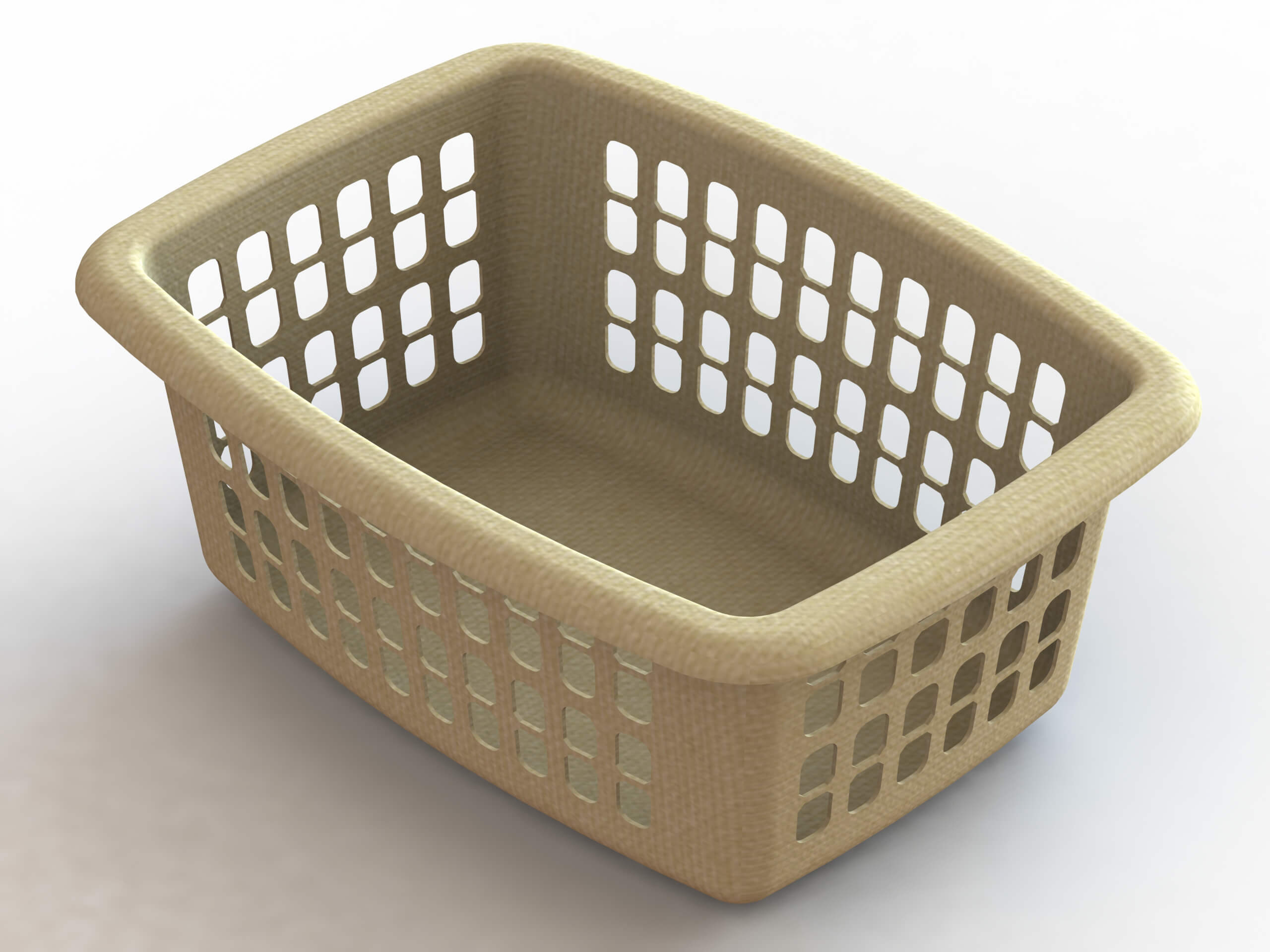 Multi-Purpose Home Storage Basket 65cm Width 3D Print Model by MRAnyCAD