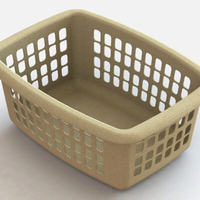 Multi-Purpose Home Storage Basket 65cm Width 3D Model by MRAnyCAD