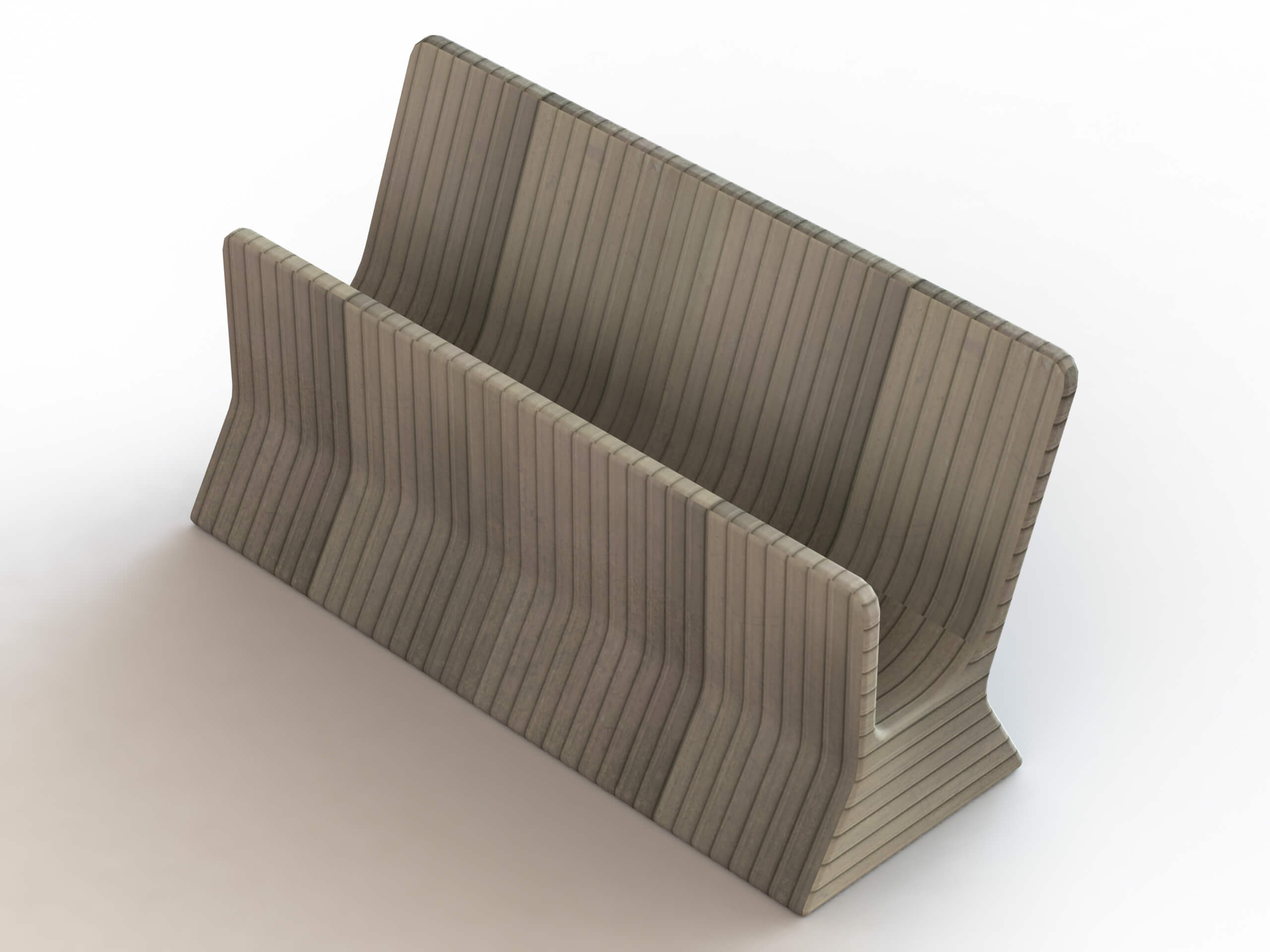 Plastic Card Holder Stand - 3D Print Model by MRAnyCAD