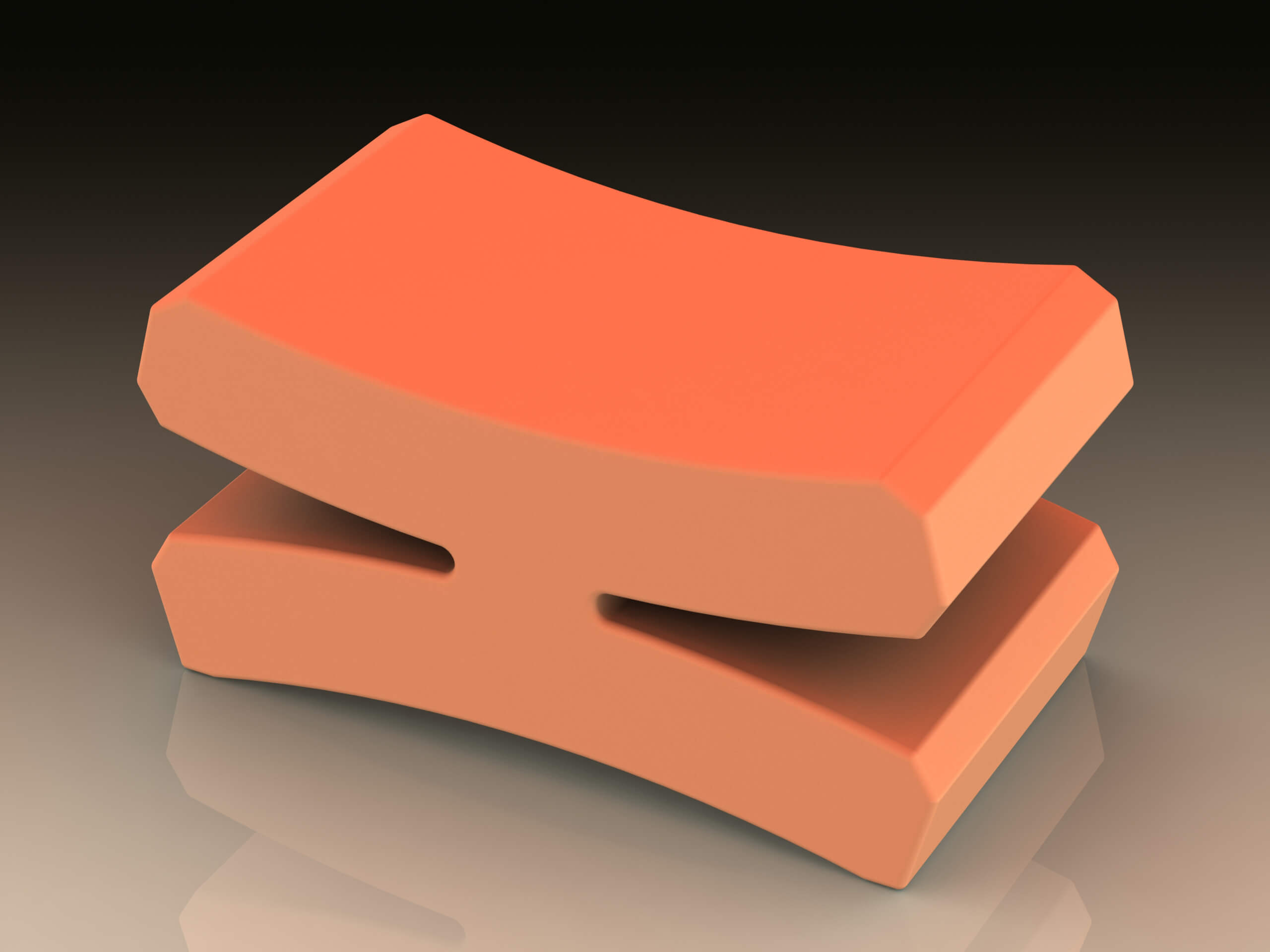 Plastic Chopstick Rest Stand - 3D Model by MRAnyCAD