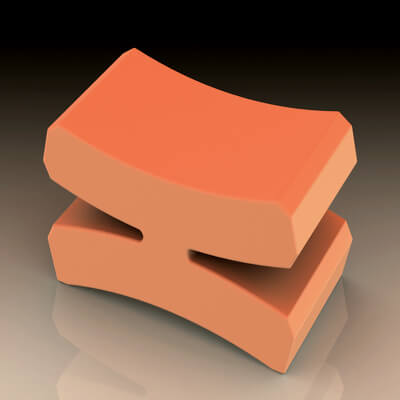 Plastic Chopstick Rest Stand - 3D Model by MRAnyCAD