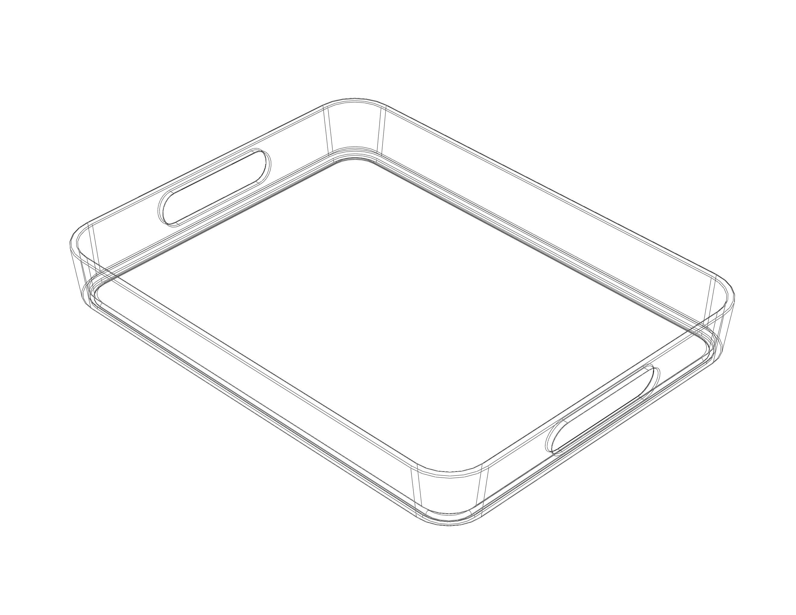 Plastic Conical Tray - 3D Print Model by MRAnyCAD