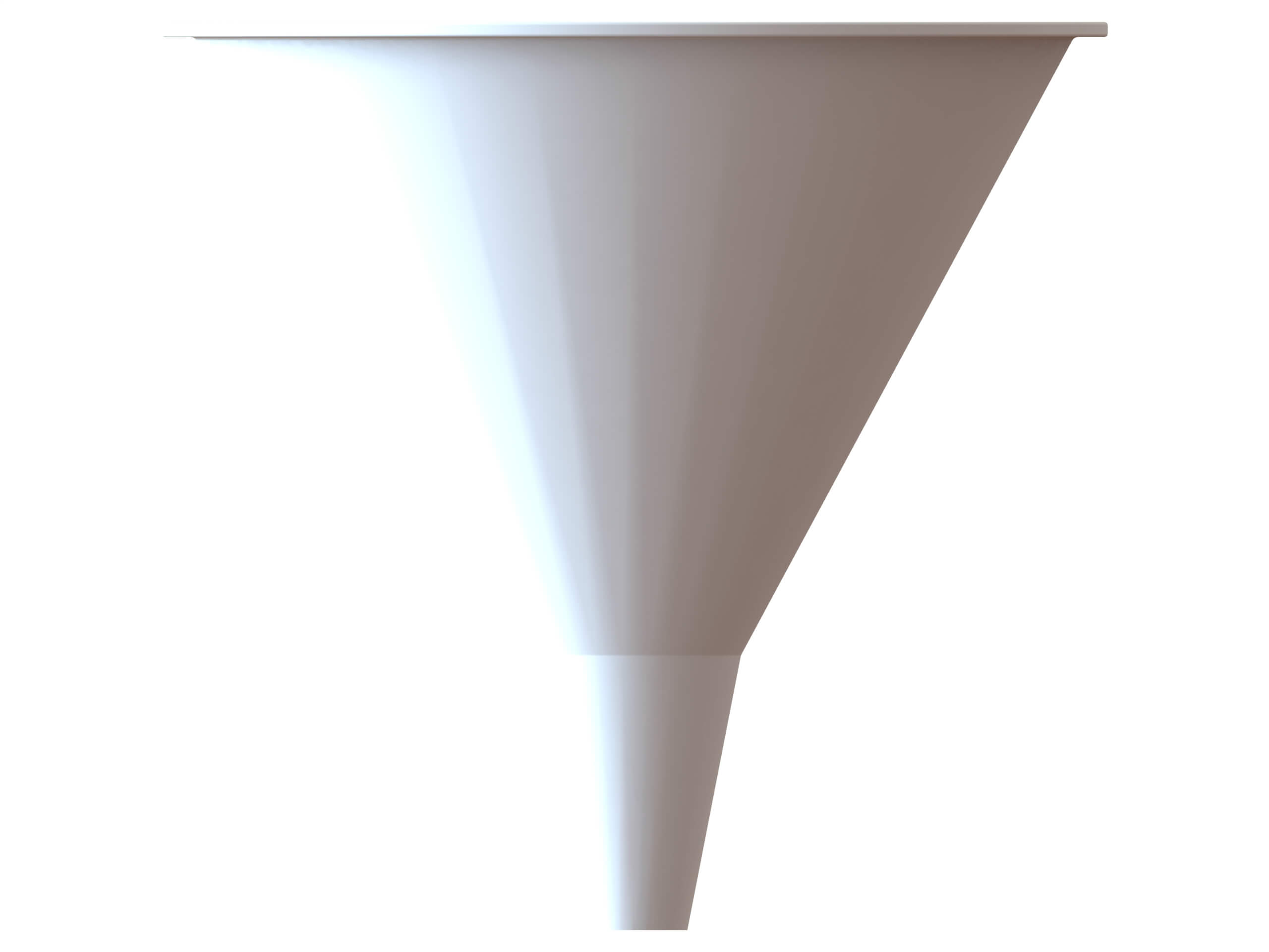Plastic Round Shaped Utility Funnel - 3D Print Model by MRAnyCAD