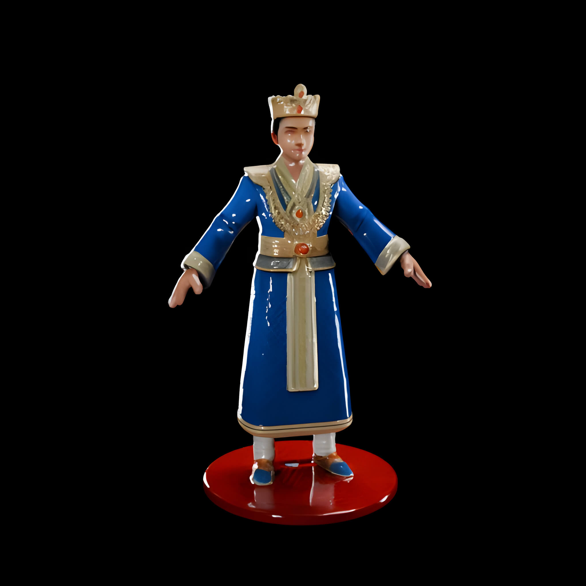 Royal Palace Collection - Young Prince Figurines 3D Model by MRAnyCAD