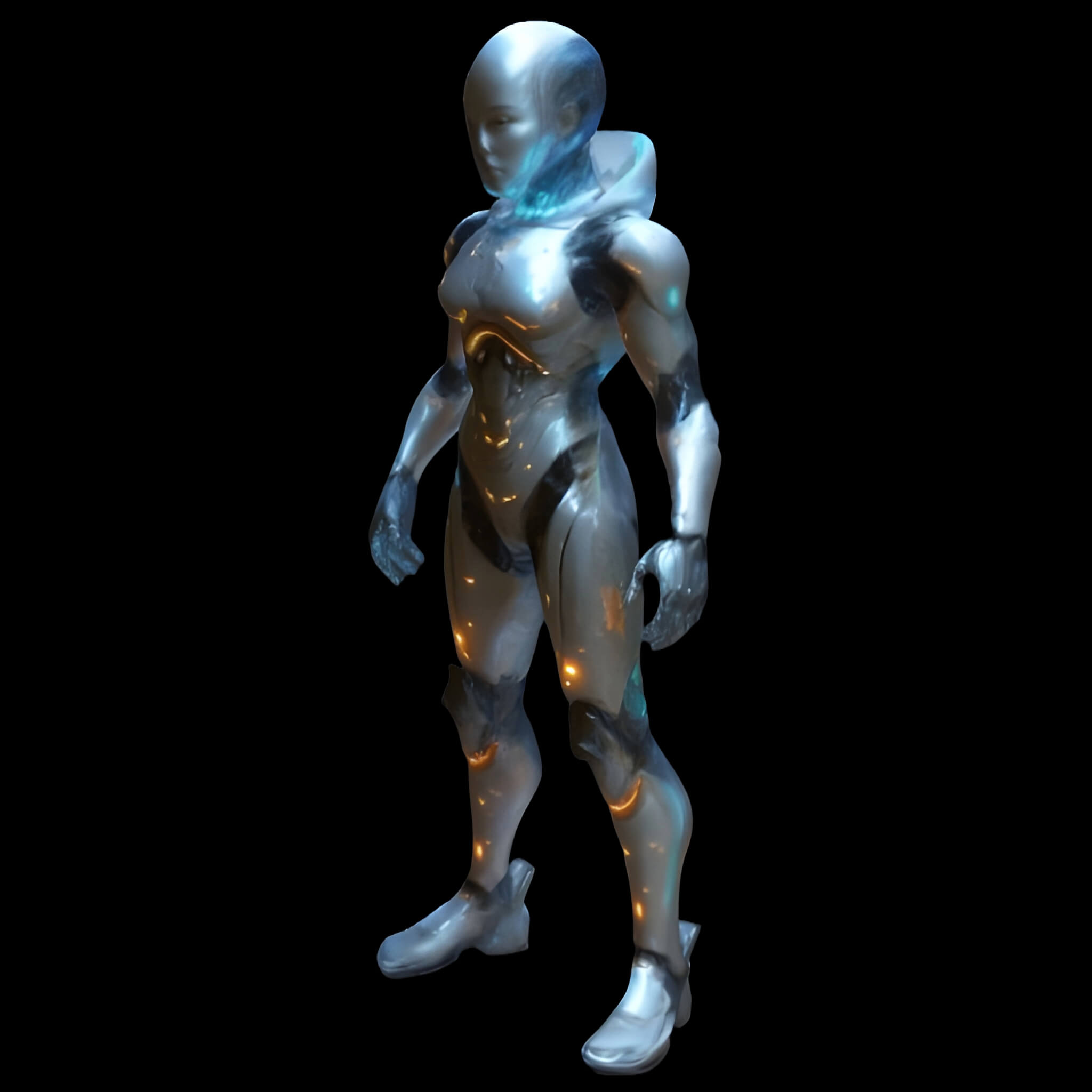 Sci-Fi Character Collection - Cyborg & Space Explorer Se 3D Model by ...