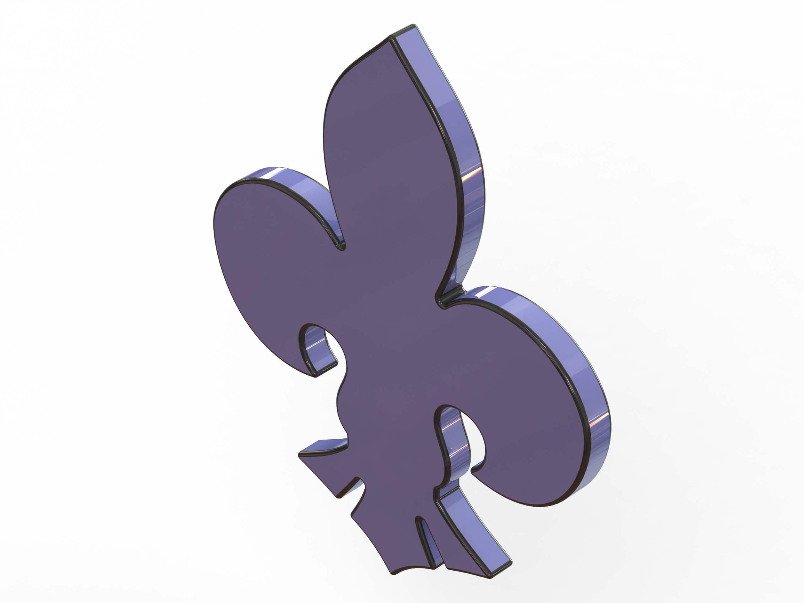 Scout Symbol Stencil - 3D Print Model by MRAnyCAD