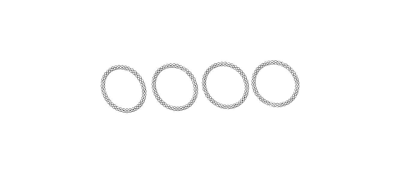 Silicone Braided Wristband - 3D Model by MRAnyCAD