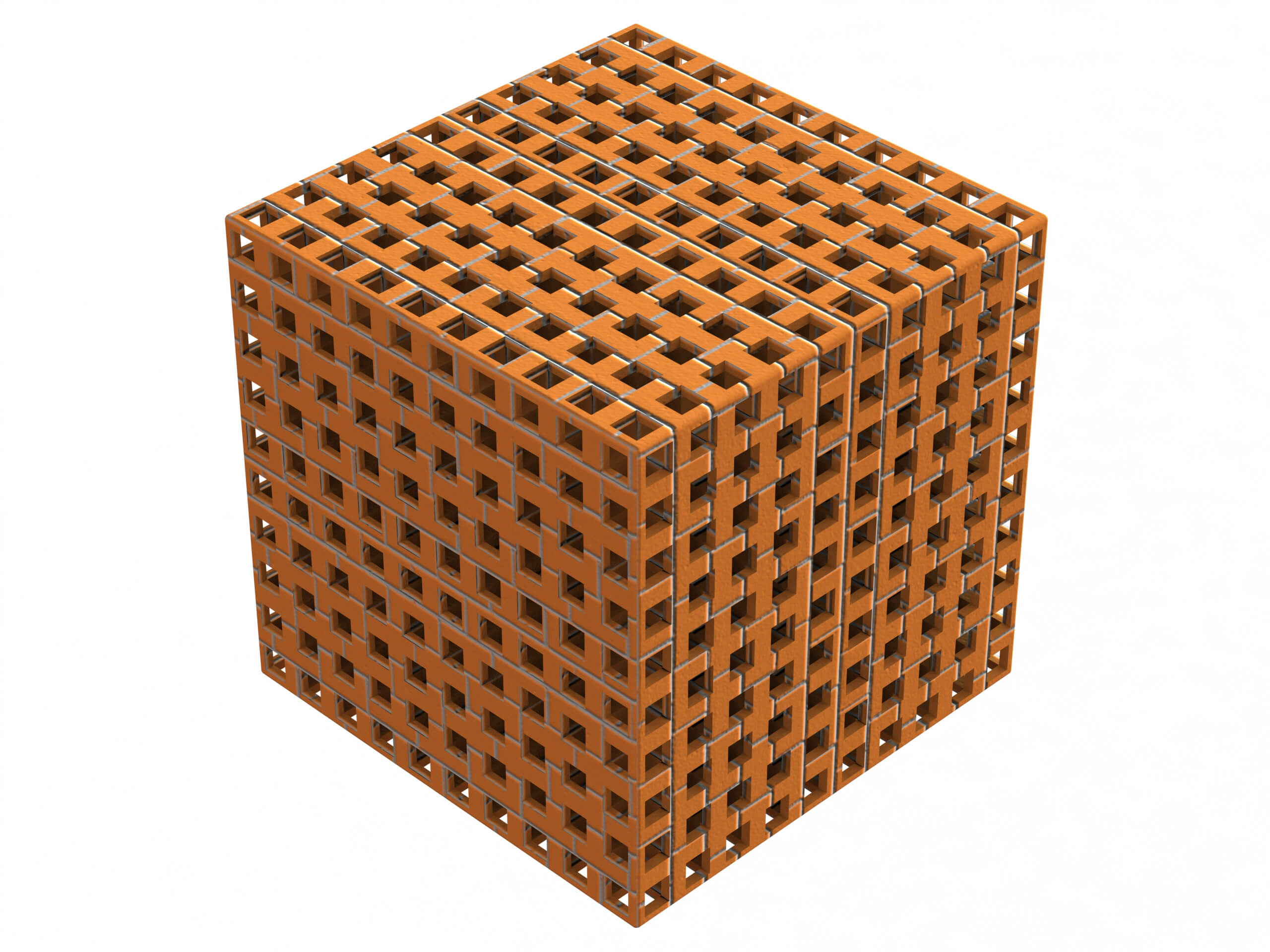 Simple Cubic Lattice Structure - 3D Model by MRAnyCAD