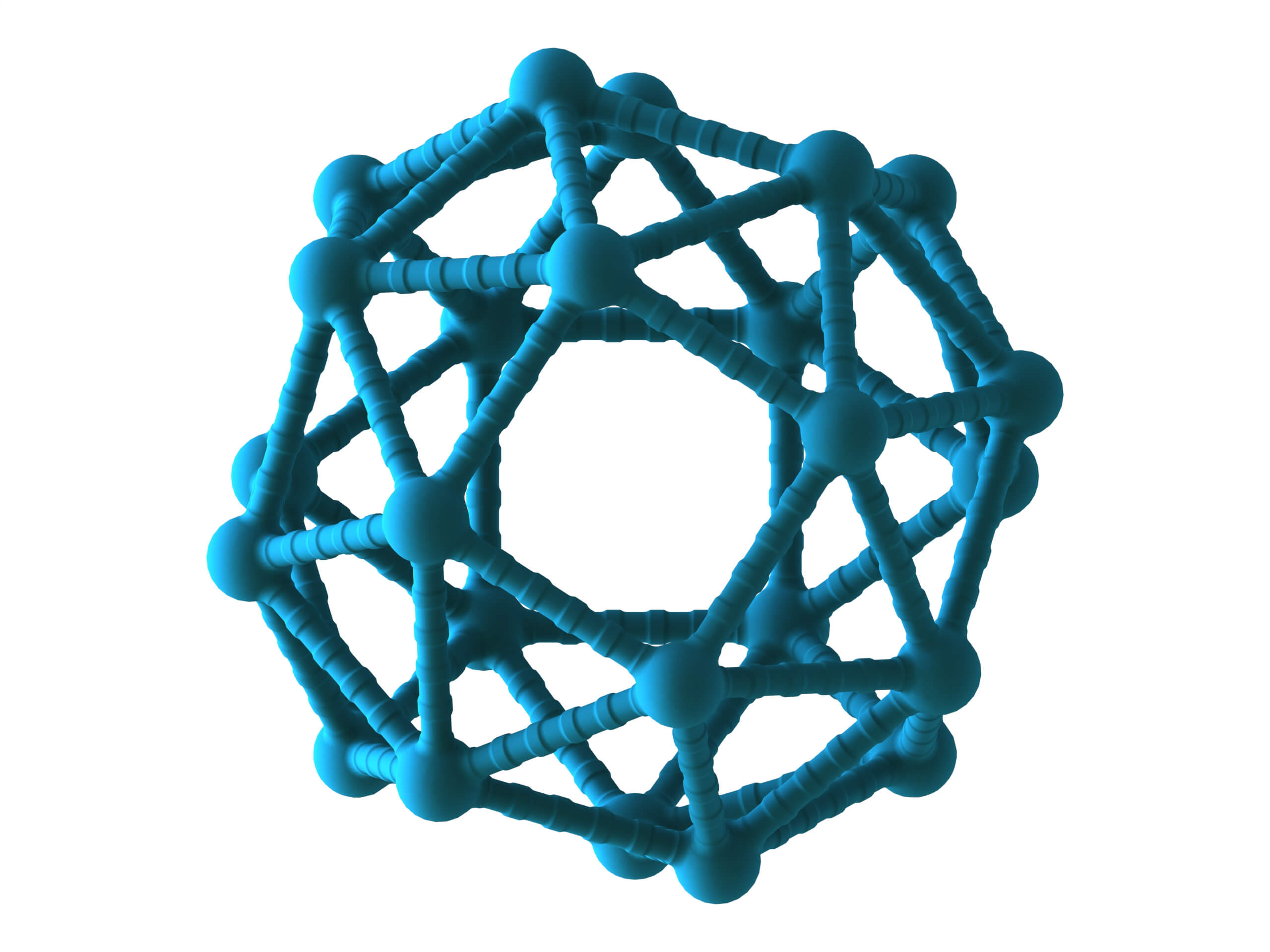 Snub Cube Structures With Atoms - 3D Model by MRAnyCAD