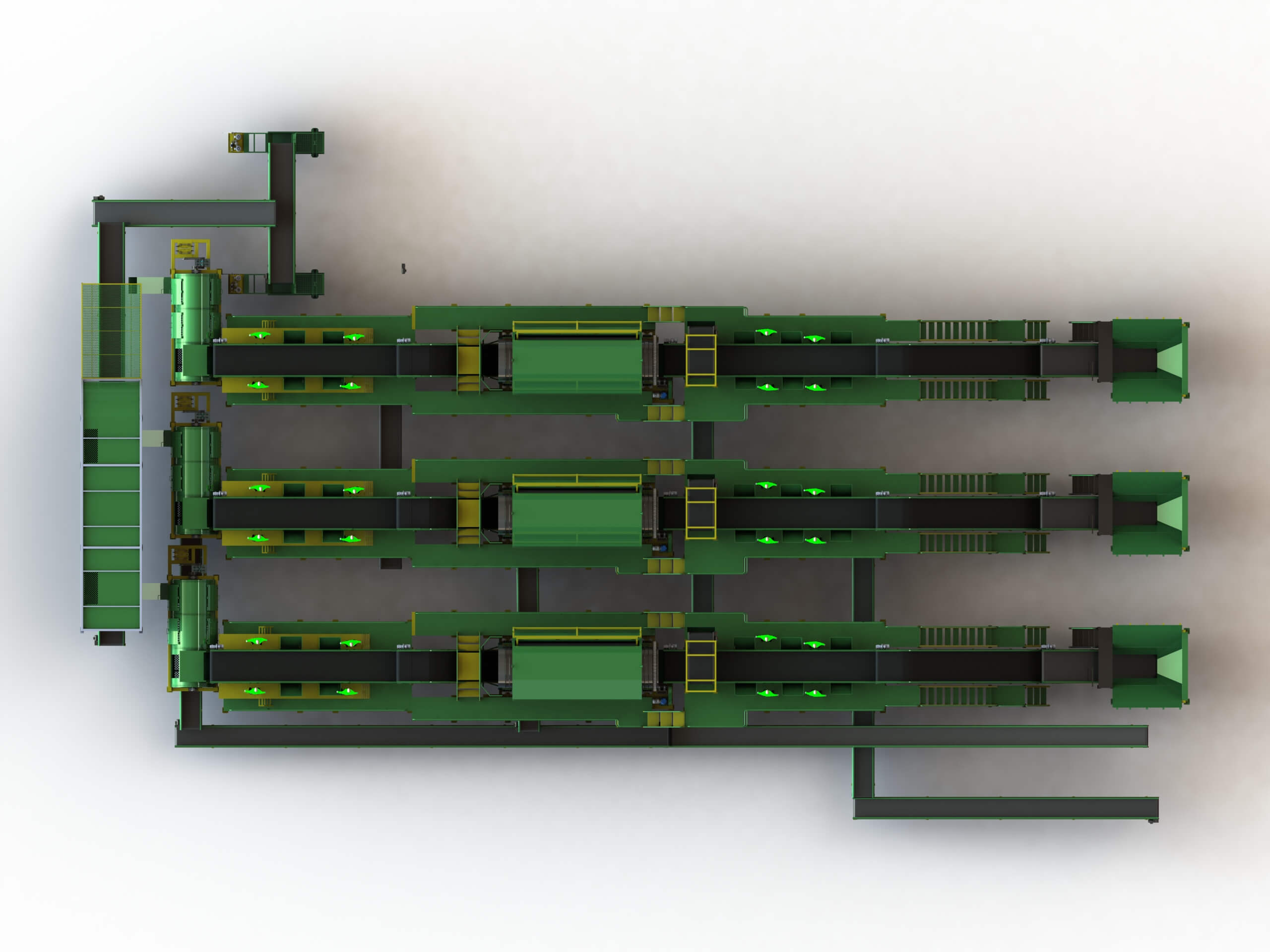 Sorting Plants for Municipal Solid Waste - 3D Model by MRAnyCAD