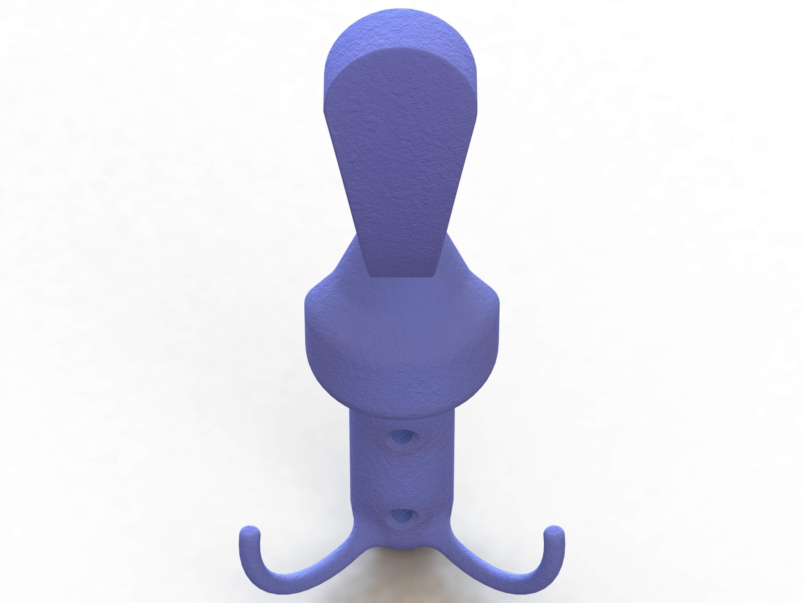 Wall Mounted Bathroom Hooks - 3D Model by MRAnyCAD