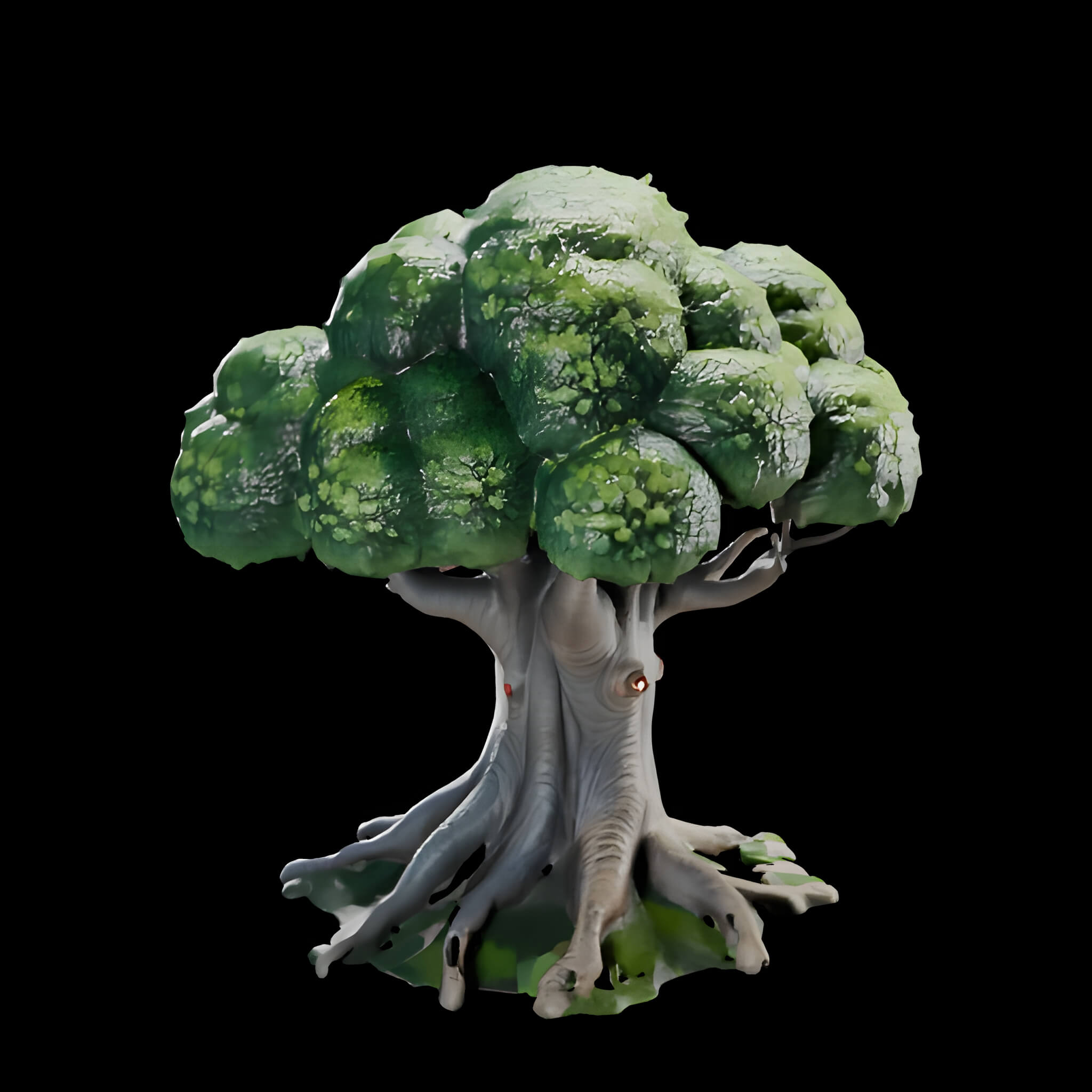 Whimsical Tree Characters Set - 3D Model by MRAnyCAD