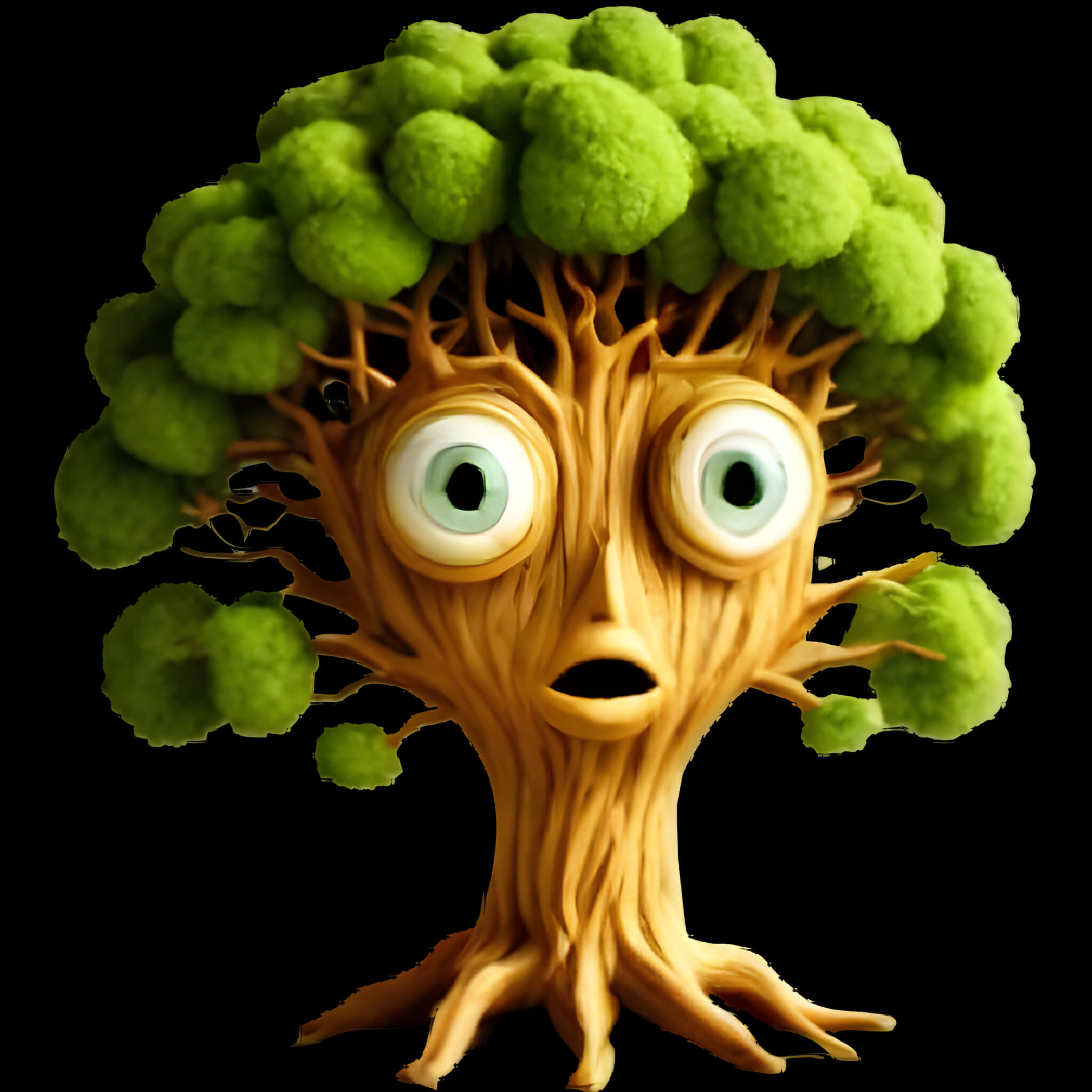 Whimsical Tree Characters Set - 3D Model by MRAnyCAD