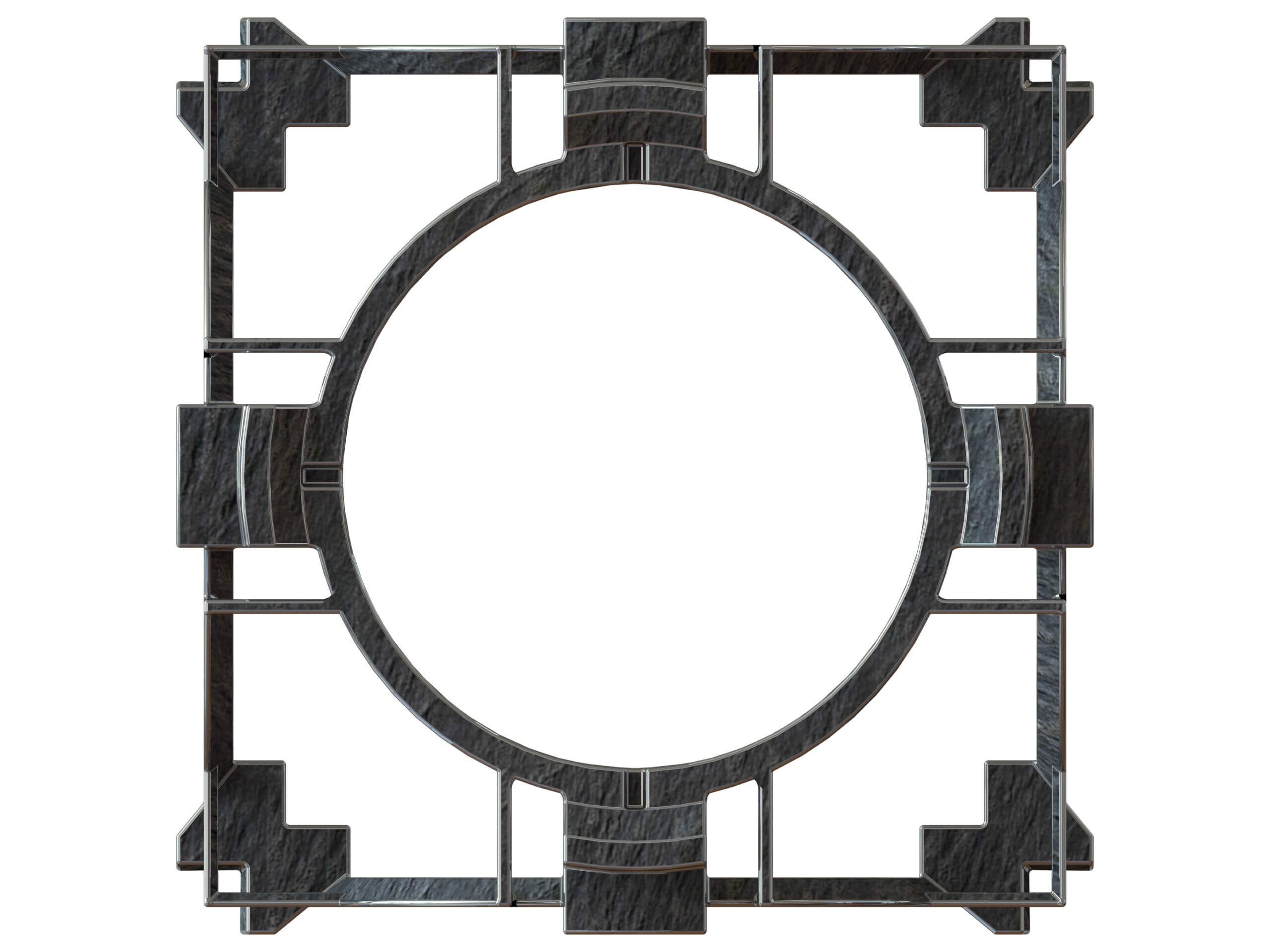 Wireframe Shape Geometric Companion Cube - 3D Print Model by MRAnyCAD