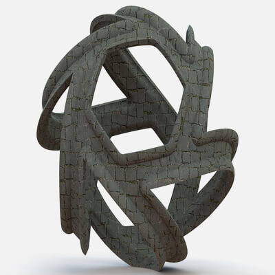 Wireframe Shape Geometric Keyshot Ball - 3D Model by MRAnyCAD