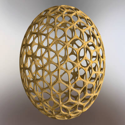 Wireframe Shape Geometric Leaf Pattern Ball - 3D Model by MRAnyCAD