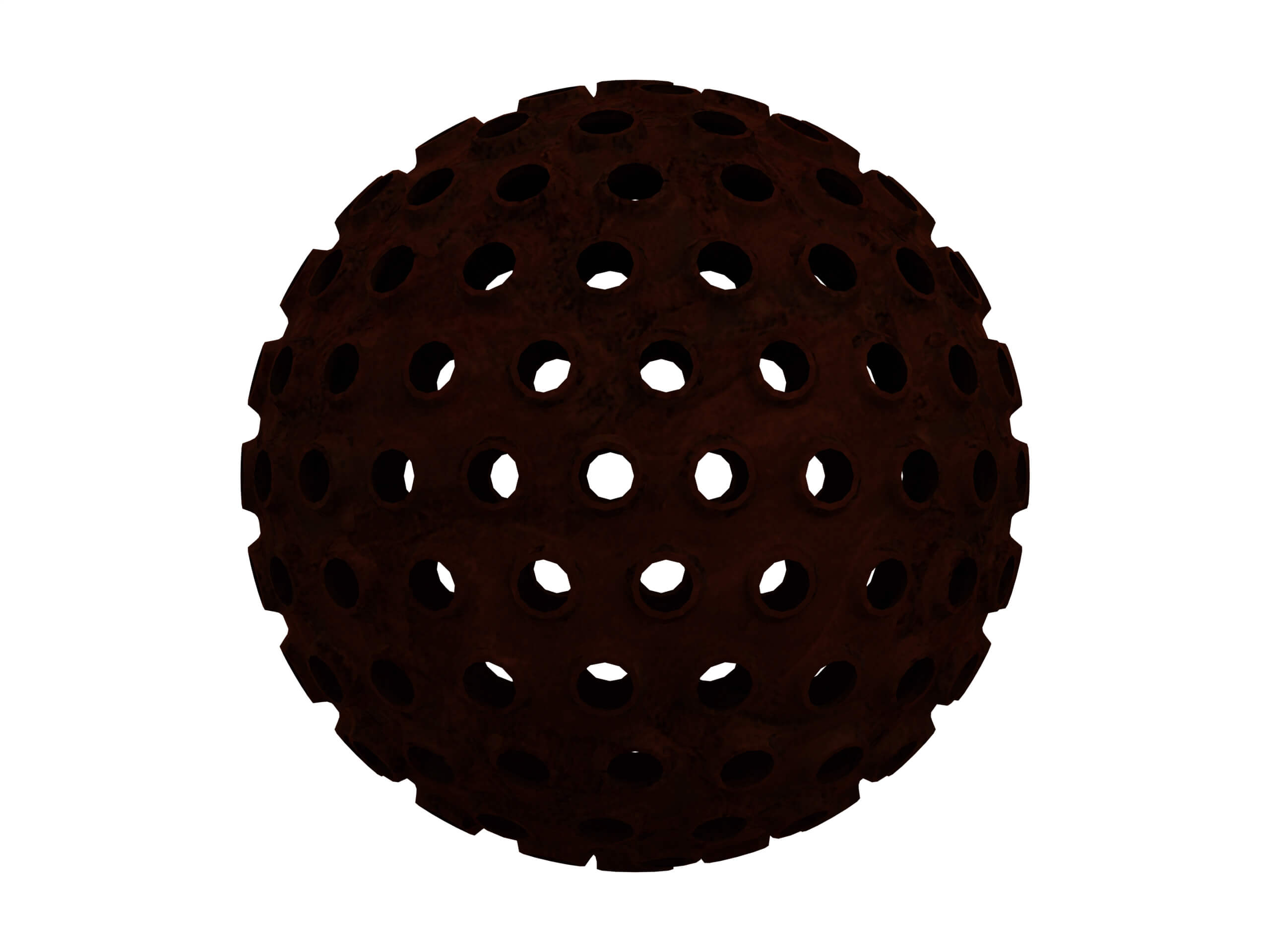 Wireframe Shape Geometric Spikes Ball - 3D Model by MRAnyCAD