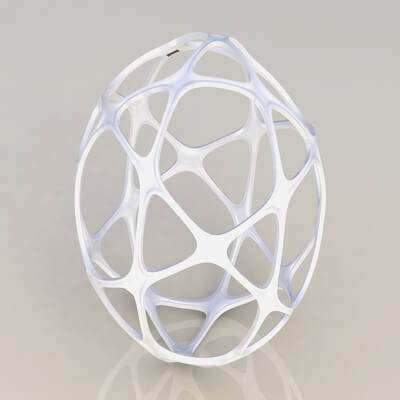 Wireframe Shape Geometric Sports Ball - 3D Model by MRAnyCAD