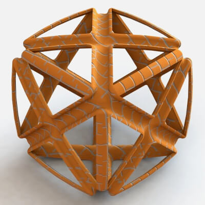 Wireframe Shape Cube - Free 3D Print Model by MRAnyCAD