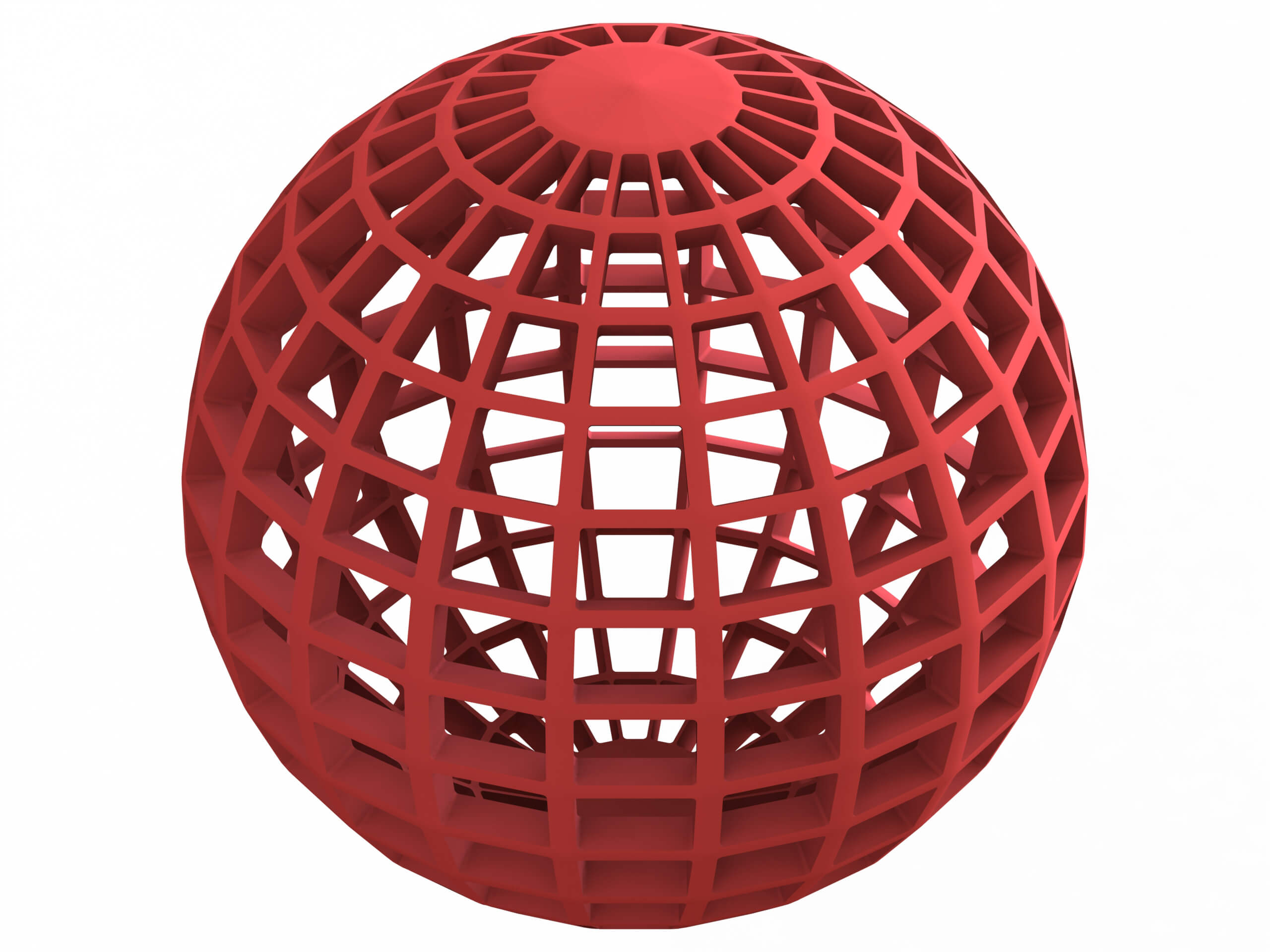 Wireframe Shape Globe Grid Sphere - 3D Model by MRAnyCAD