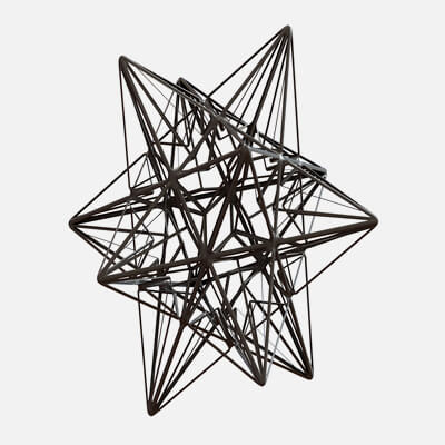 Wireframe Shape Great Icosahedron - 3D Model by MRAnyCAD