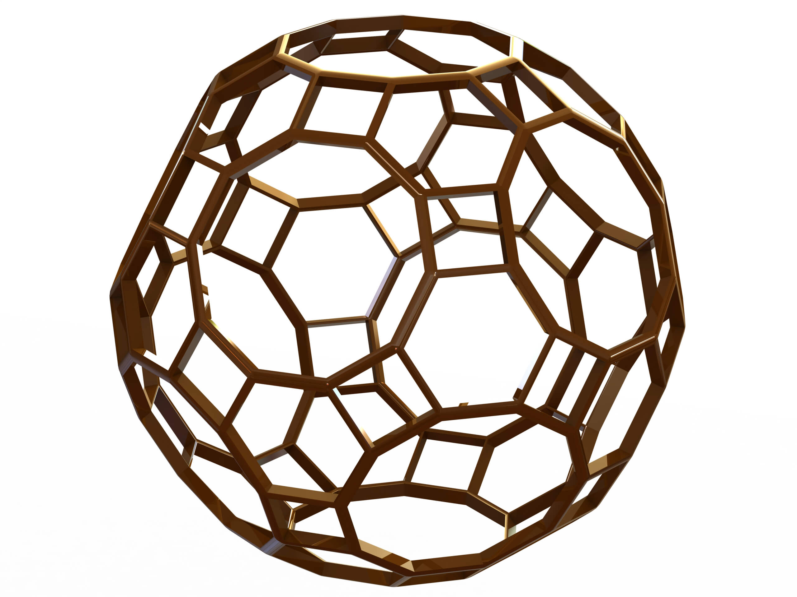 Wireframe Shape Great Rhombicosidodecahedron - 3D Model by MRAnyCAD