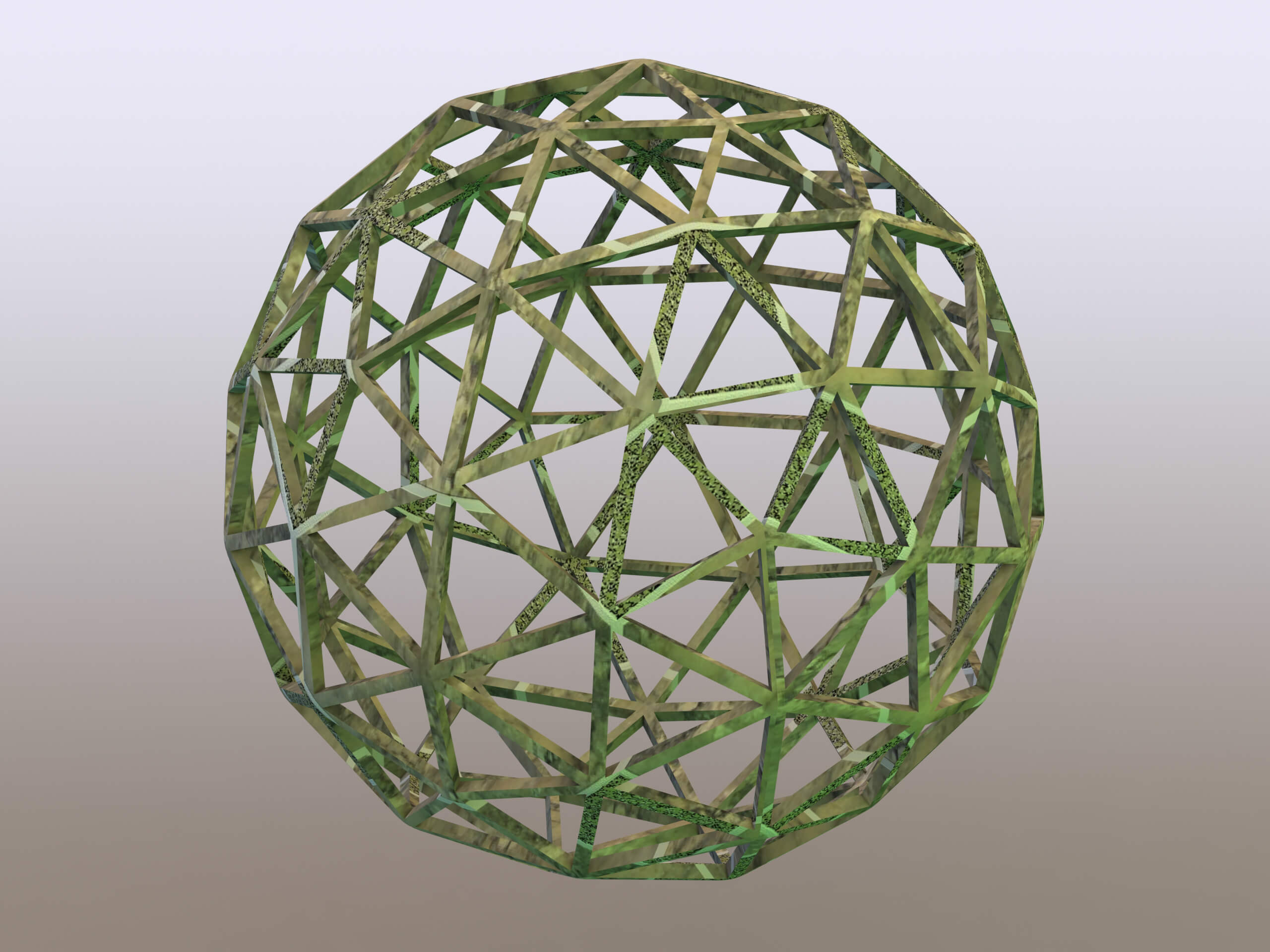 Wireframe Shape Pentakis Snub Dodecahedron - 3D Model by MRAnyCAD