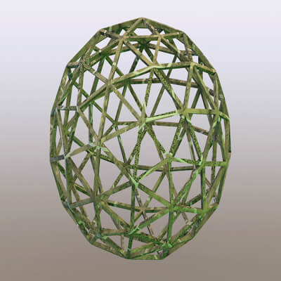 Wireframe Shape Pentakis Snub Dodecahedron - 3D Model by MRAnyCAD