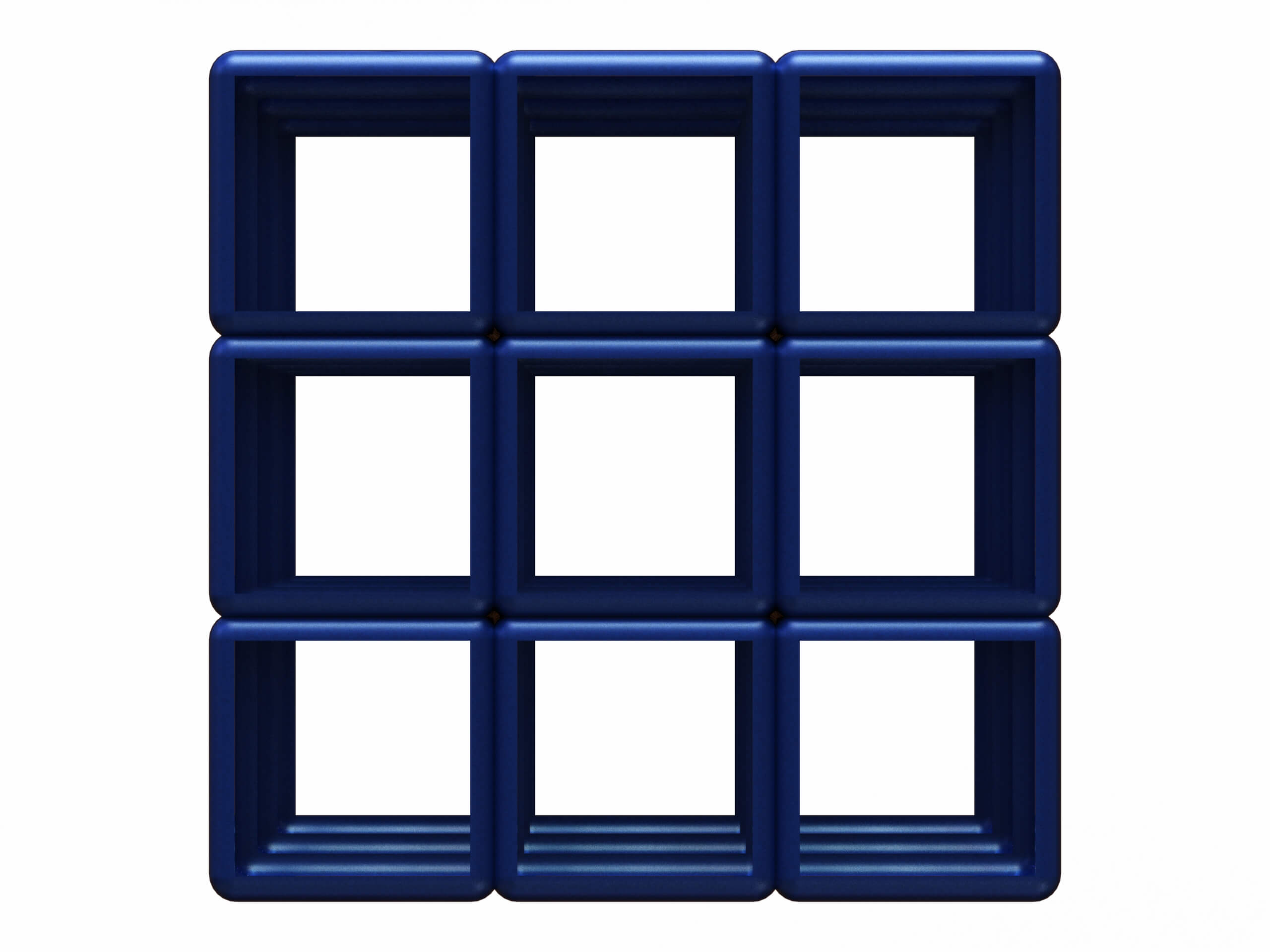 Wireframe Shape Rubik Cube - 3D Model by MRAnyCAD