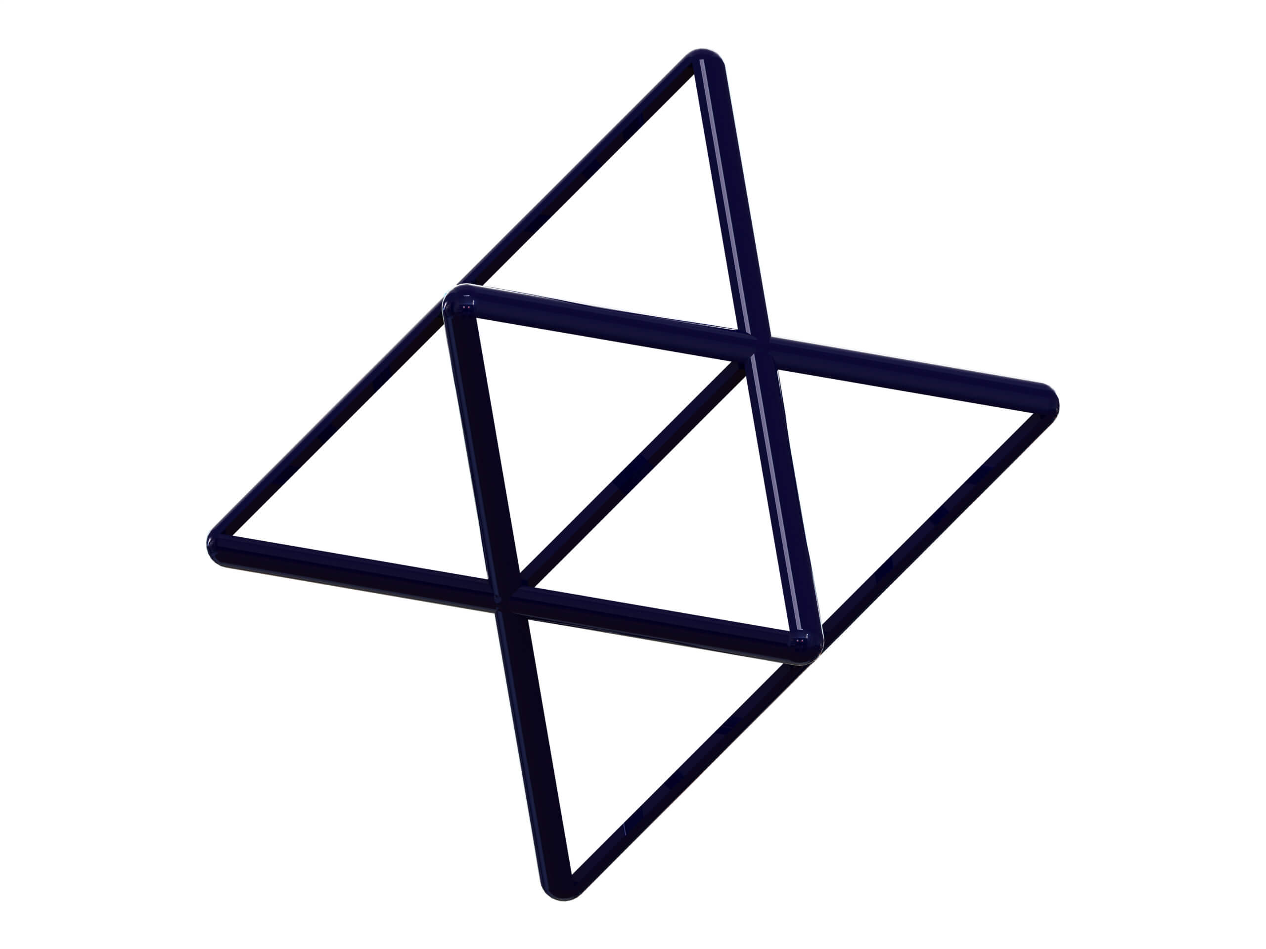 Wireframe Shape Stellated Octahedron 3d Print Model By Mranycad