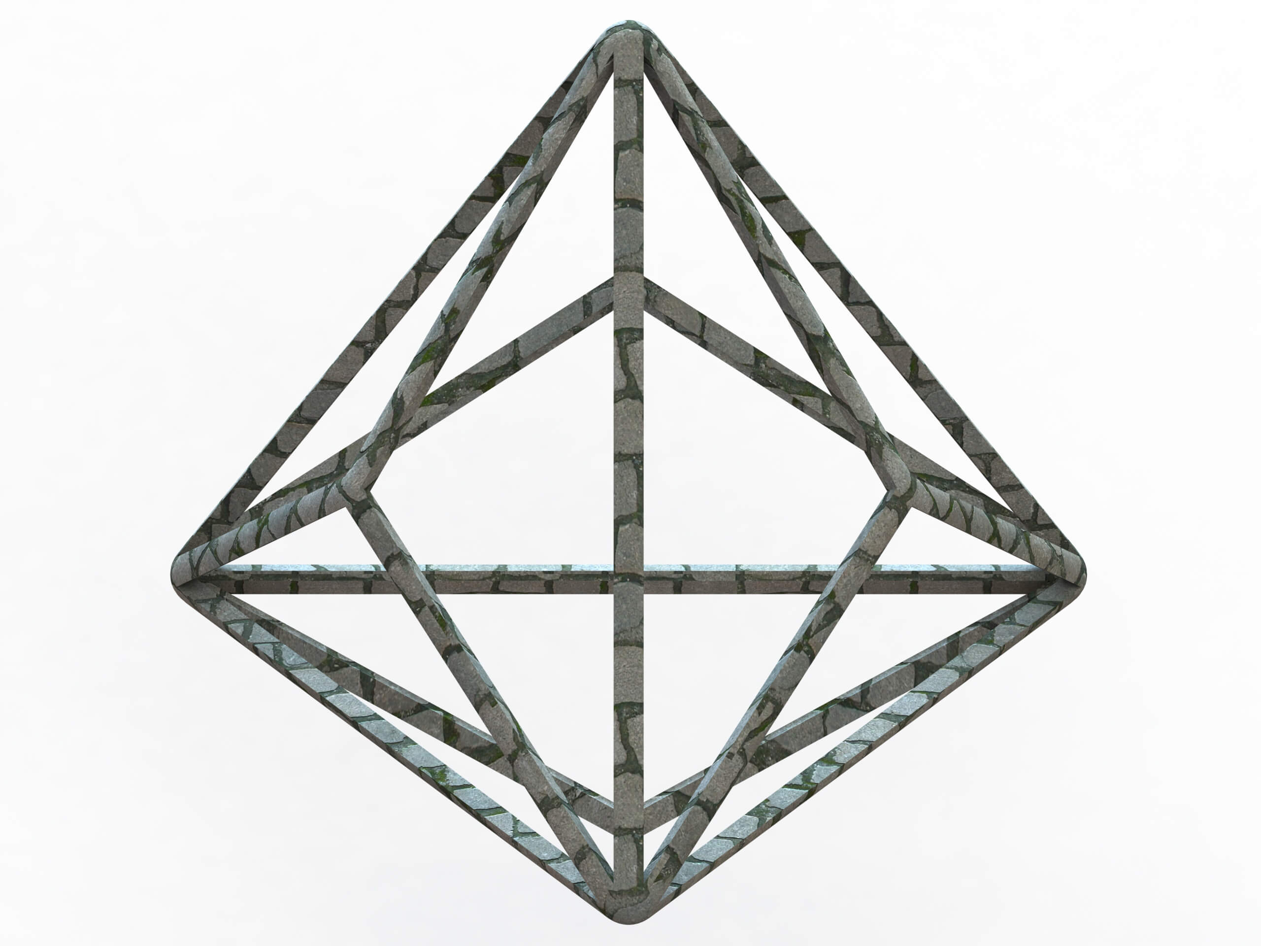 Wireframe Shape Triakis Tetrahedron - 3D Print Model by MRAnyCAD