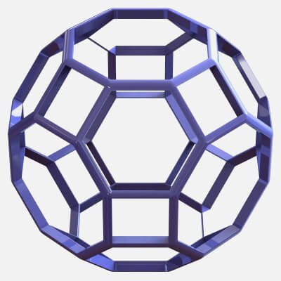 Wireframe Shape Truncated Cuboctahedron - 3D Model by MRAnyCAD