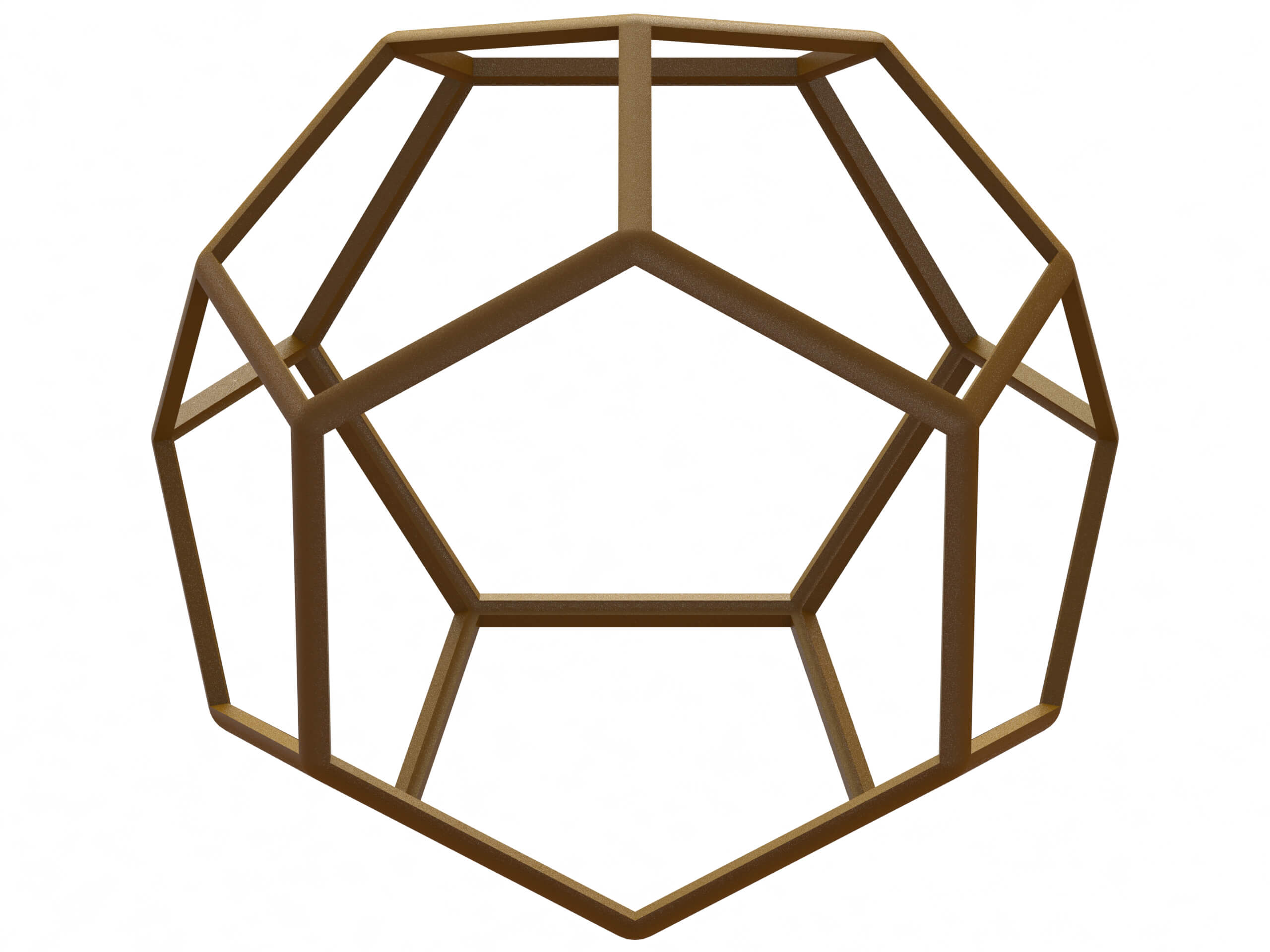Wireframe Shape Truncated Hexagonal Trapezohedron - 3D Print Model by ...